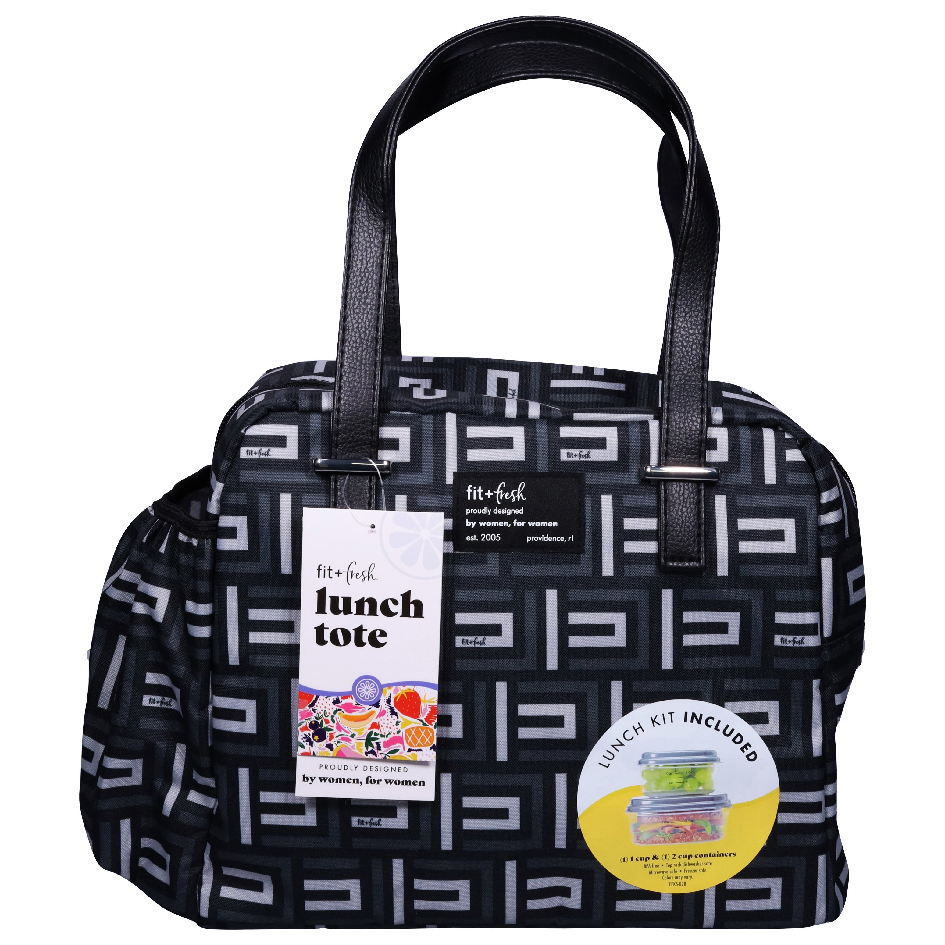 Fit + Fresh Laketown Lunch Bag Kit - Geometric - Shop Lunch boxes at H-E-B