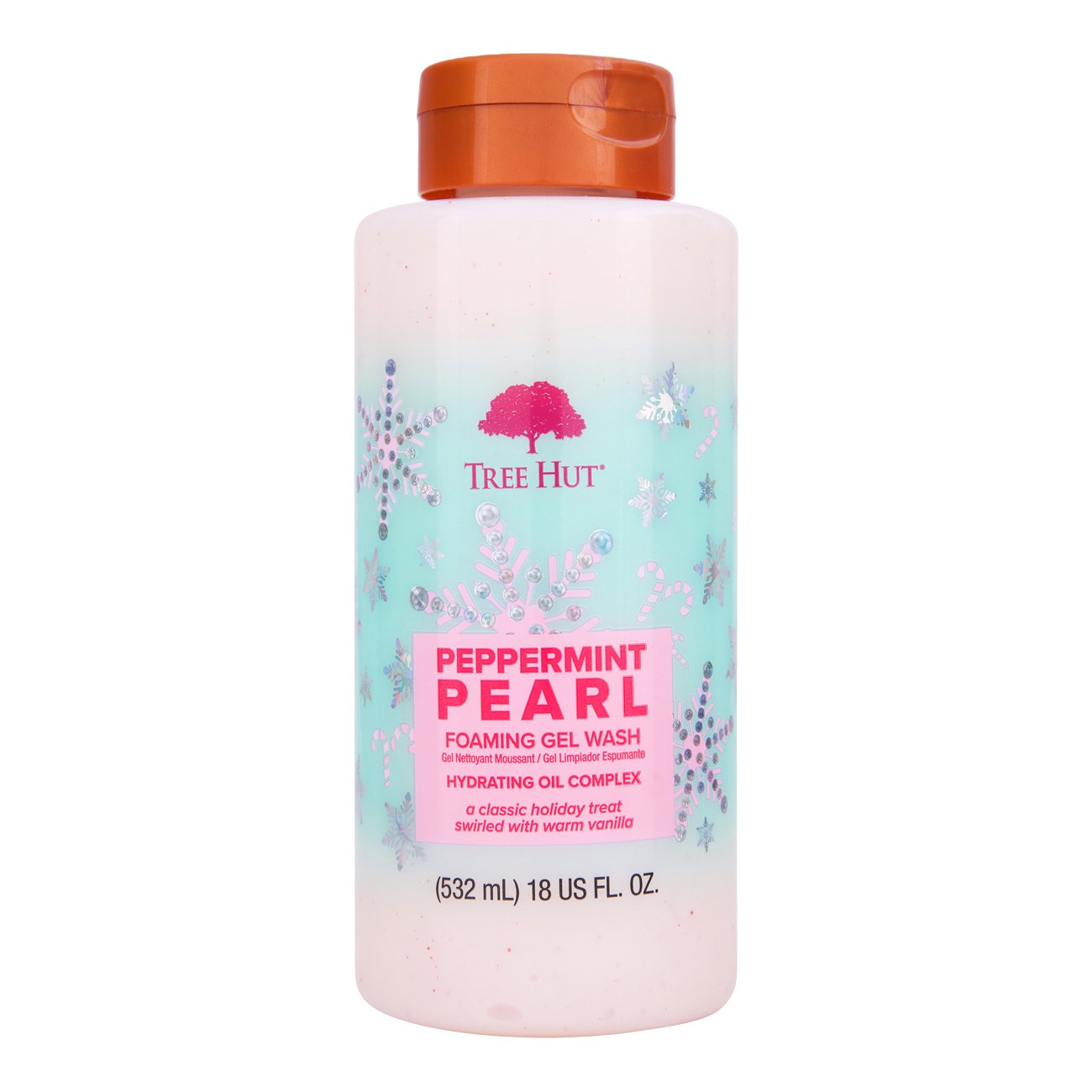 Tree Hut Foaming Gel Wash - Peppermint Pearl - Shop Body wash at H-E-B