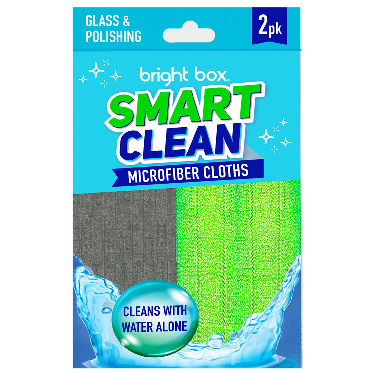 Bright Box Smart Clean Microfiber Cloths - Glass & Polishing - Shop ...