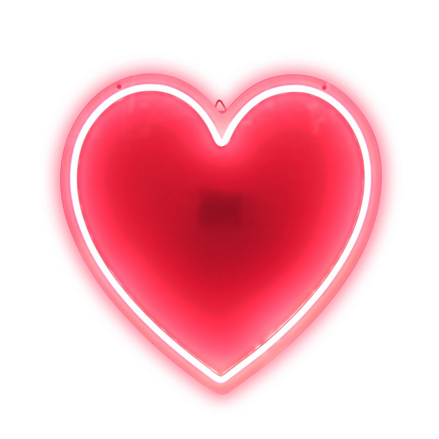 Destination Holiday Neon Heart Valentine's Wall Sign - Shop Seasonal ...
