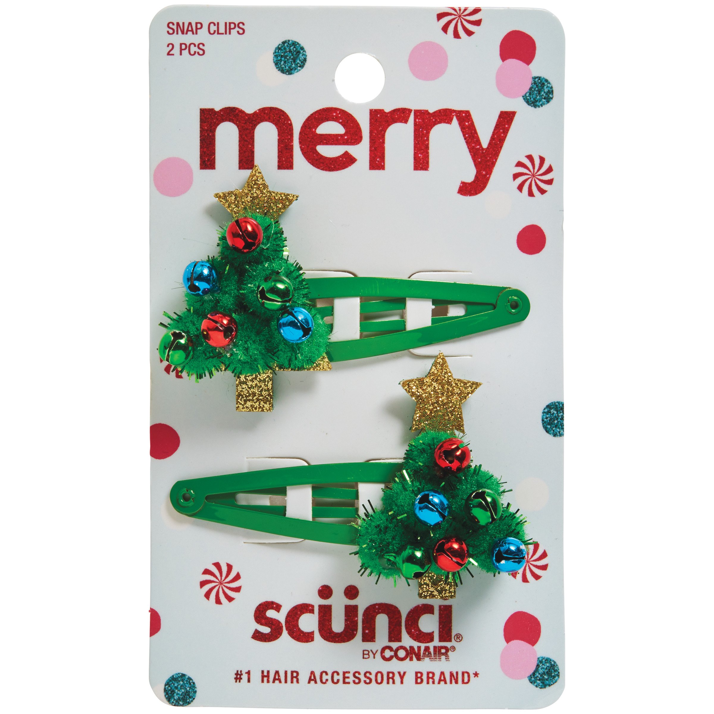 Scunci Christmas Tree Hair Clips - Shop Hair accessories at H-E-B