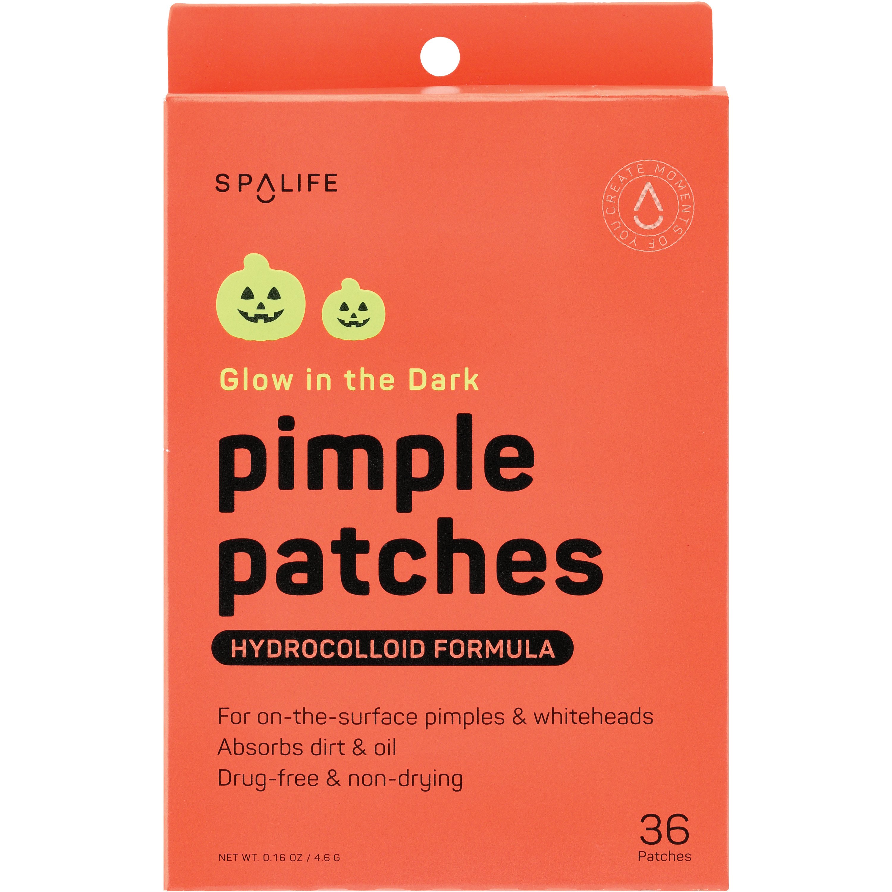 SpaLife Glow In The Dark Pumpkin Pimple Patches - Shop Bath & skin care ...