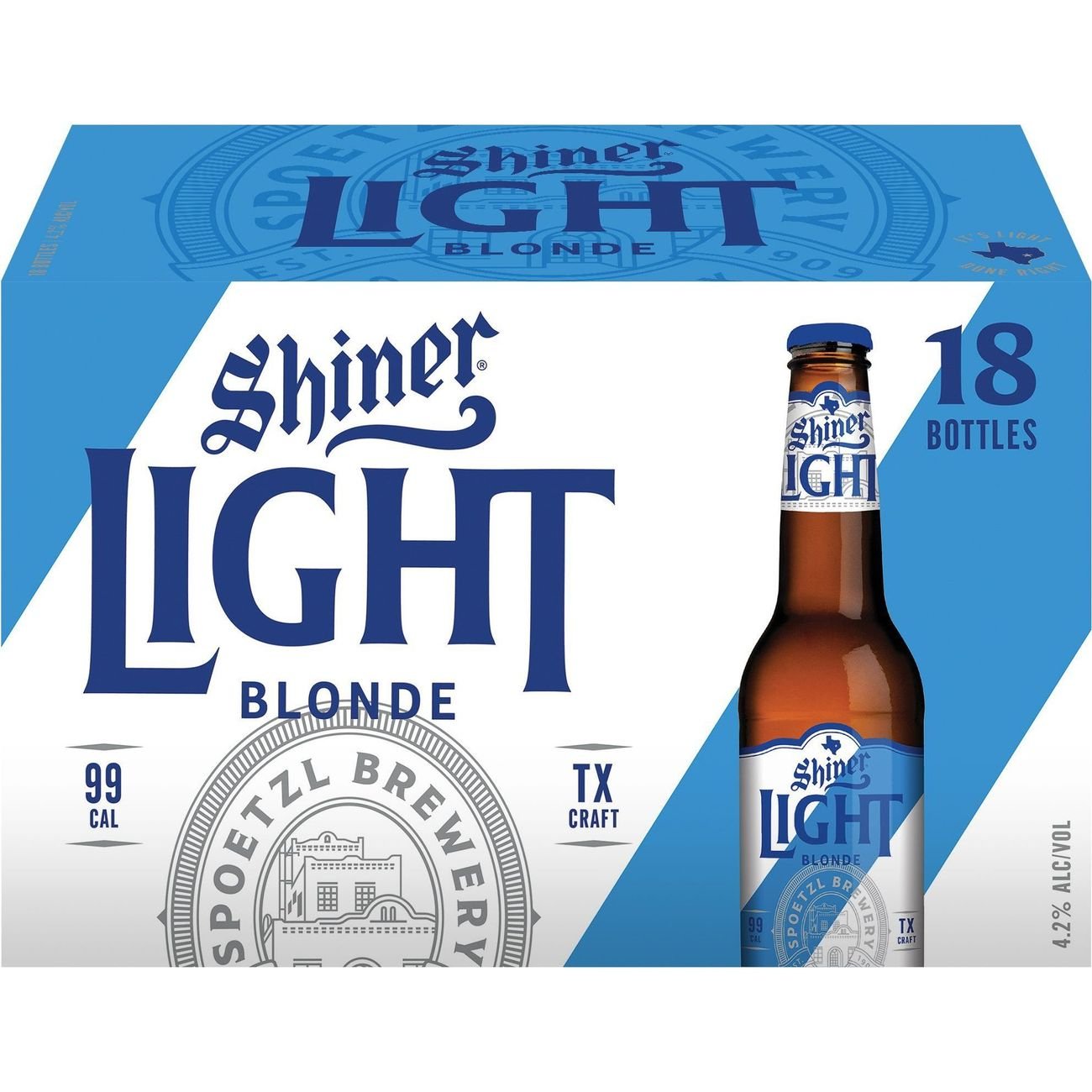 Shiner Light Blonde Craft Beer 18 pk Bottles - Shop Beer at H-E-B