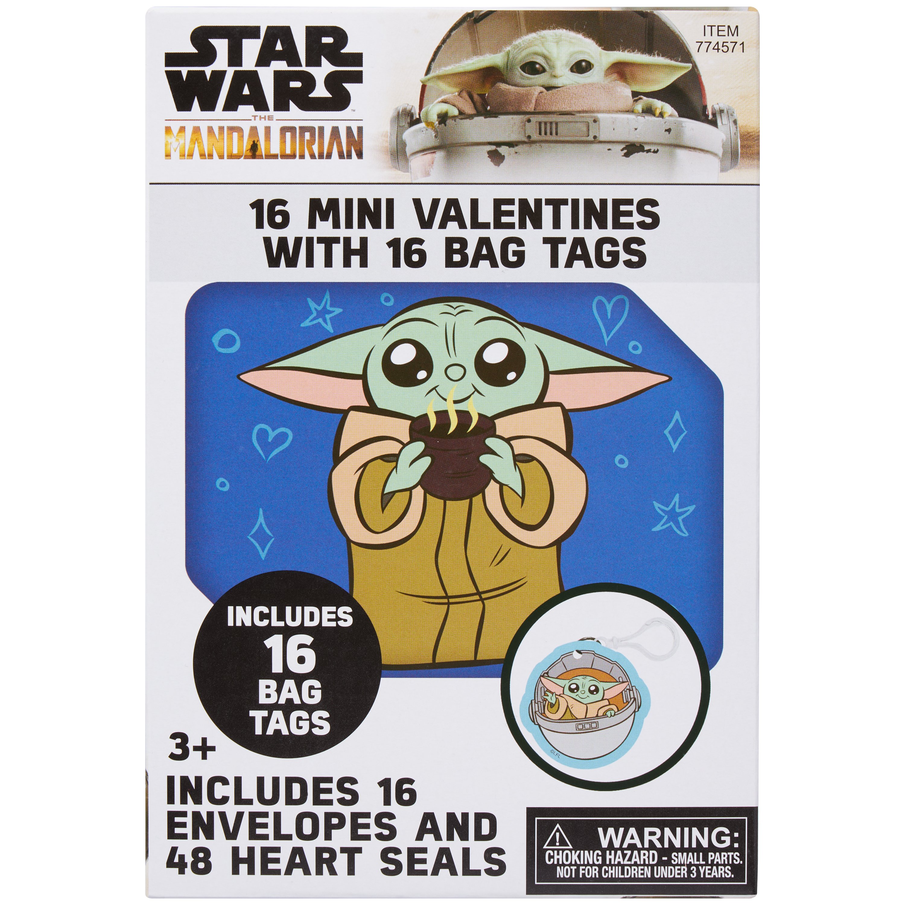 Paper Magic Star Wars Grogu Bag Tag Valentine's Exchange Cards - Shop ...