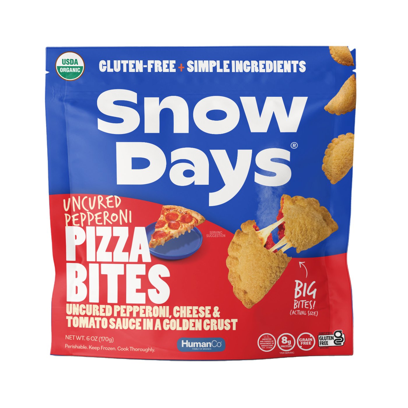 Snow Days Uncured Pepperoni Pizza Bites - Shop Entrees & sides at H-E-B