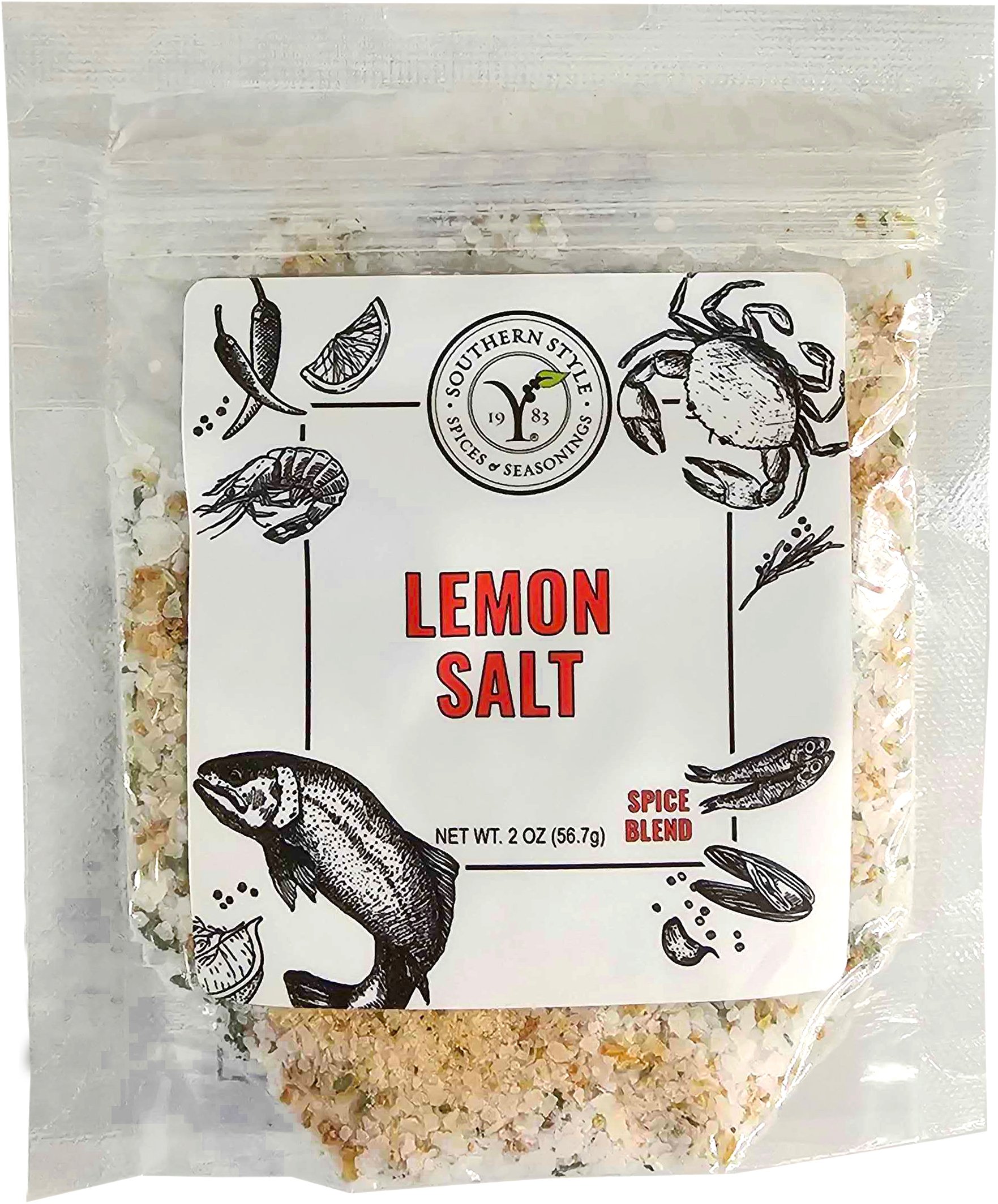 Southern Style Spices Lemon Salt Spice Blend, 2 oz | Central Market ...