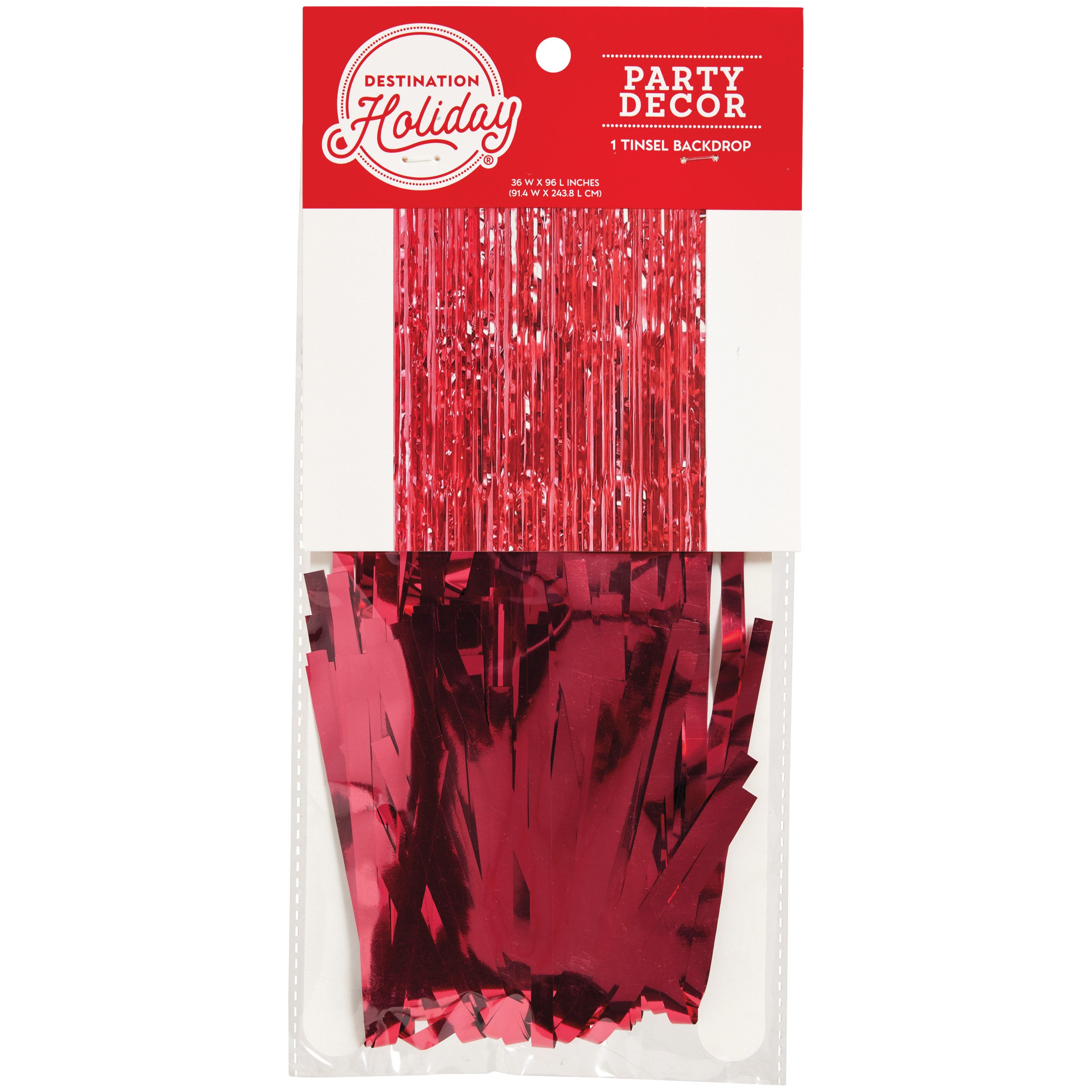 Destination Holiday Tinsel Backdrop - Shop Party decor at H-E-B