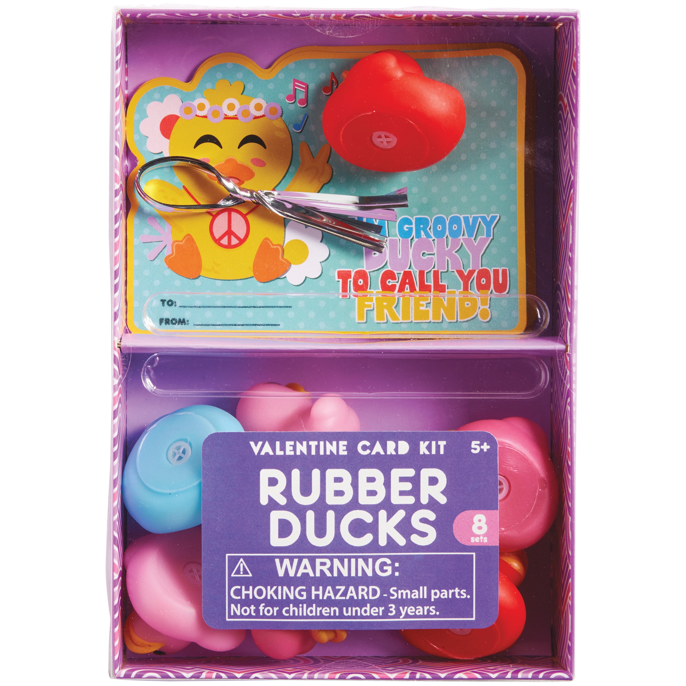 Destination Holiday Rubber Duck Valentine's Exchange Card Kit - Shop ...
