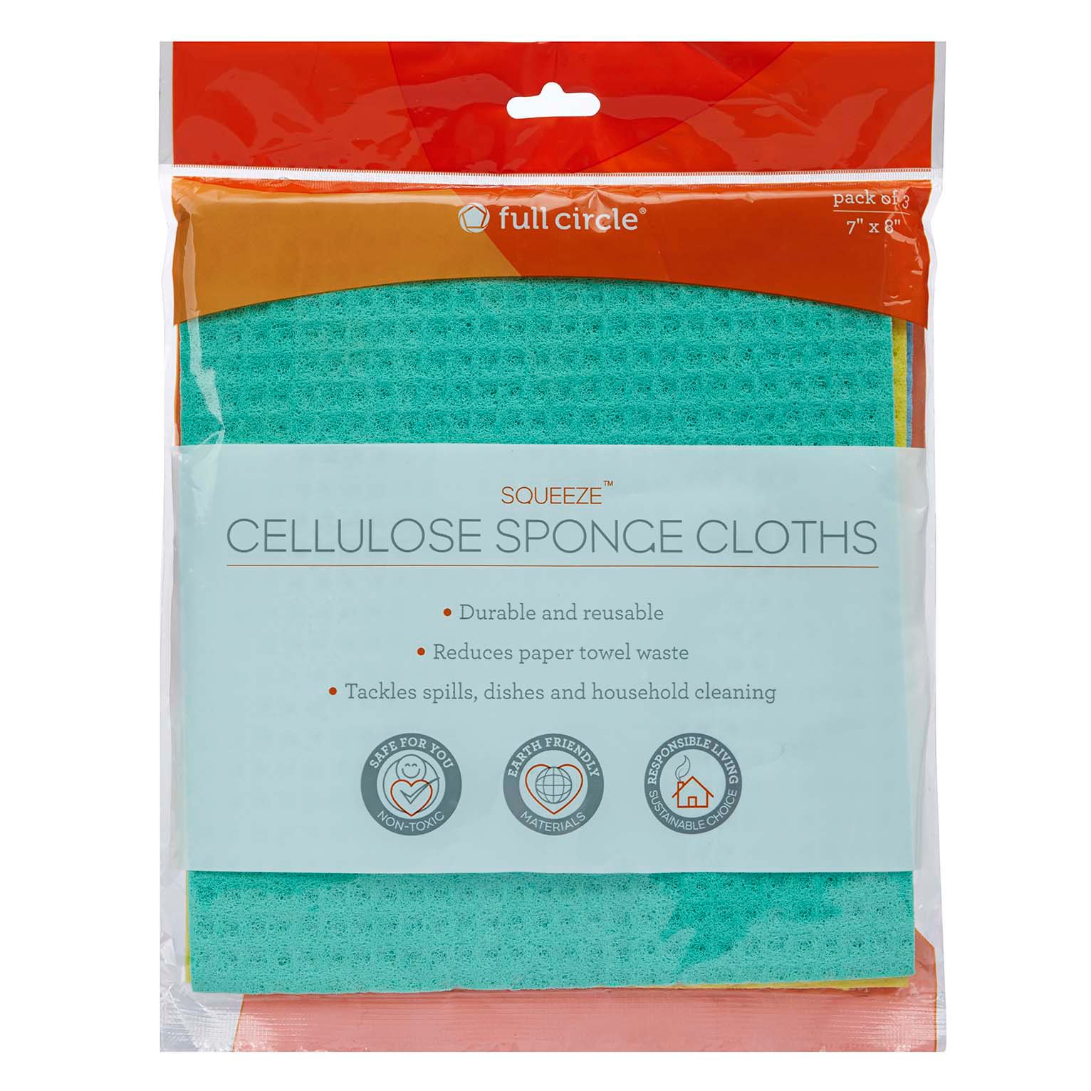 Full Circle Cellulose Sponge Cloths - Shop Cleaning cloths & dusters at ...