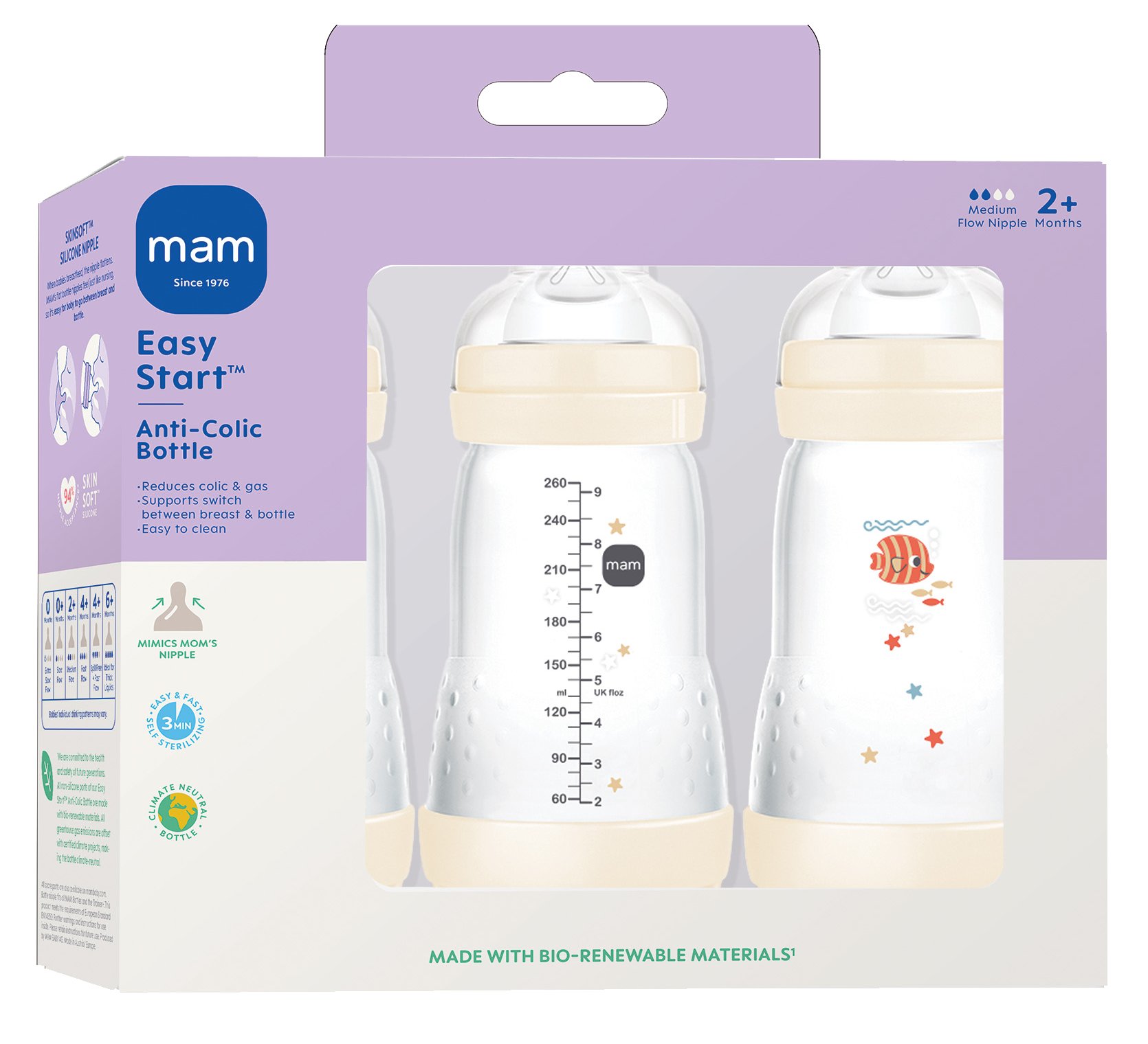 MAM Easy Start Anti-Colic Bottle - Shop Bottles at H-E-B