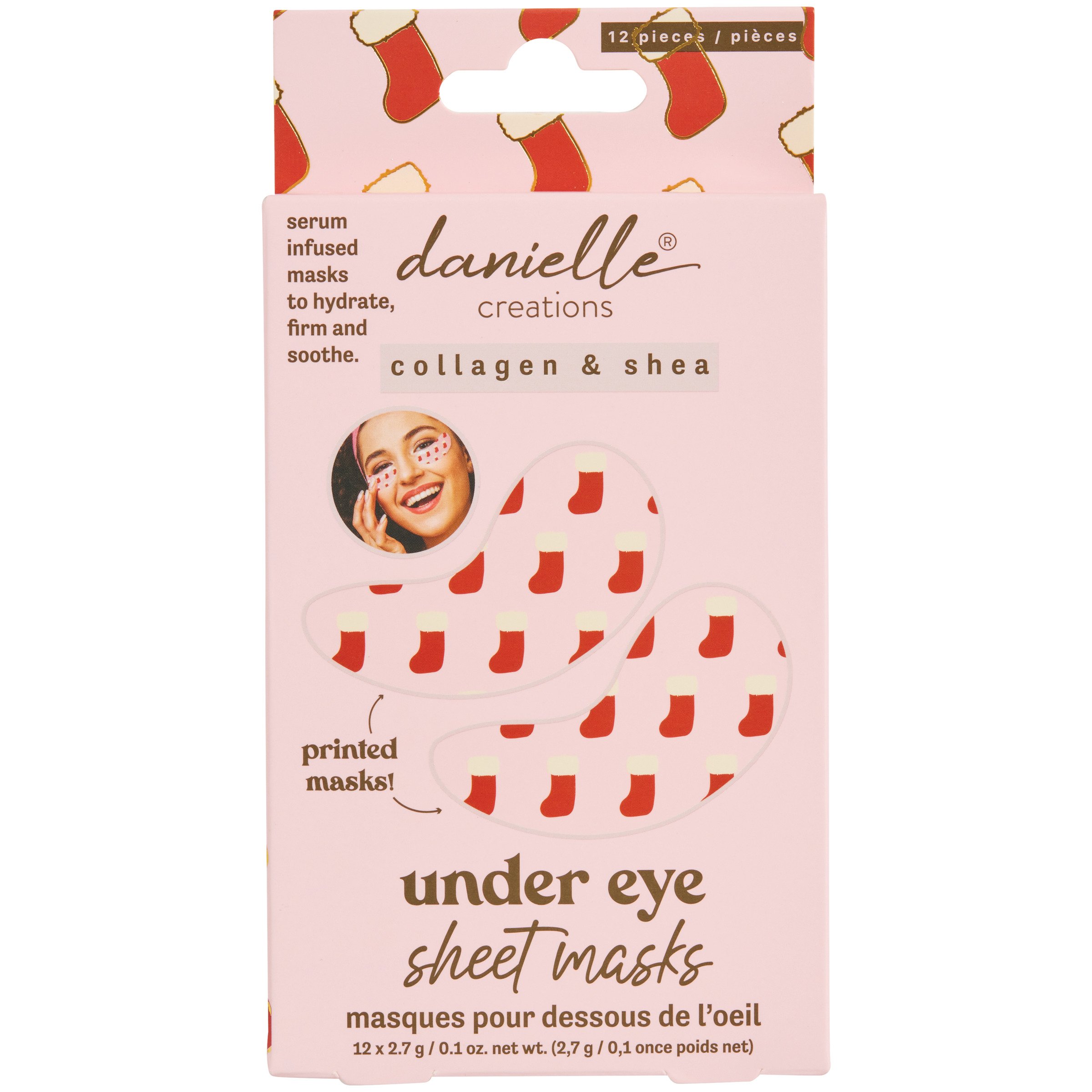 Danielle Enterprises Collagen And Shea Under Eye Sheet Masks - Shop ...
