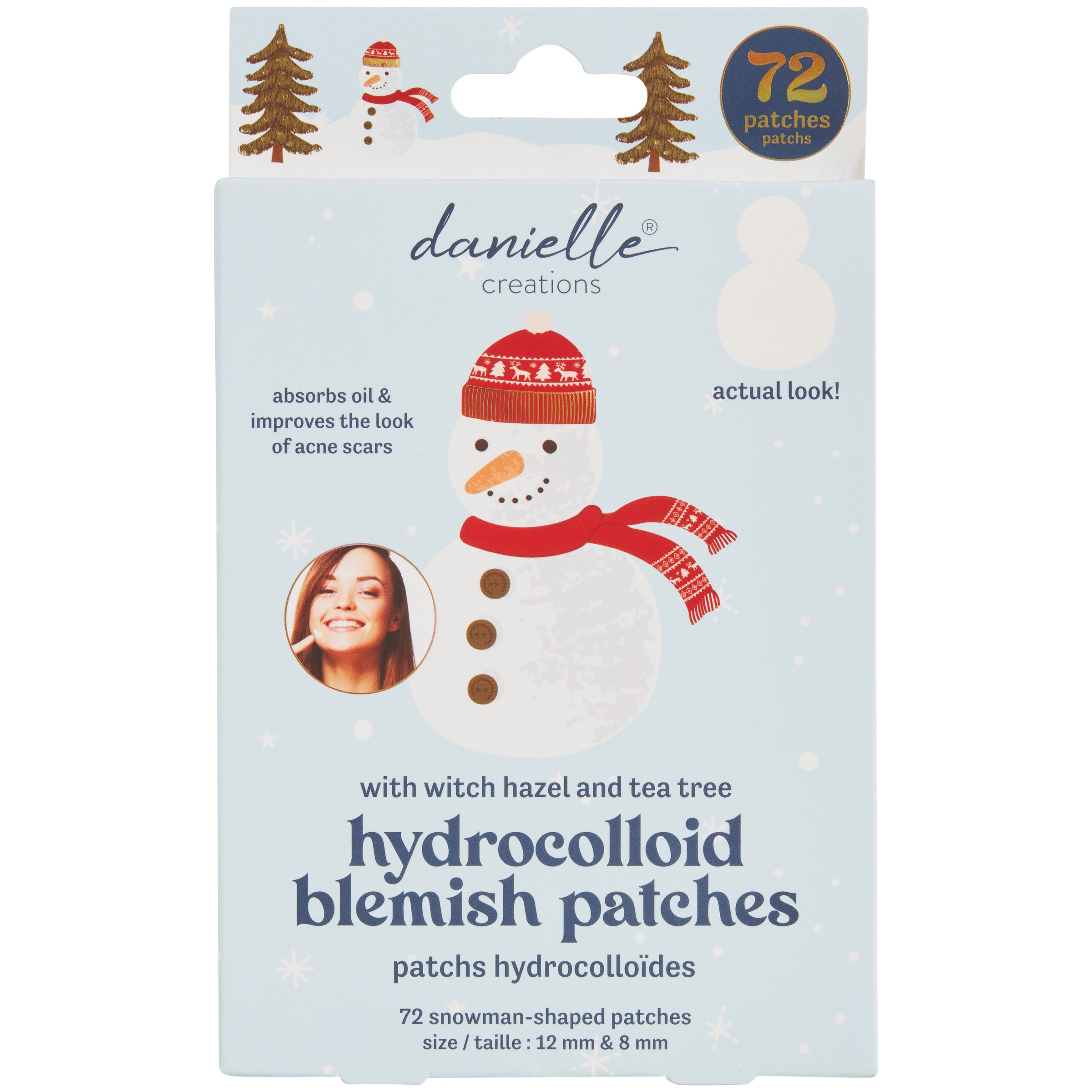 Danielle Creations Hydrocolloid Blemish Patches - Snowman-Shaped - Shop ...
