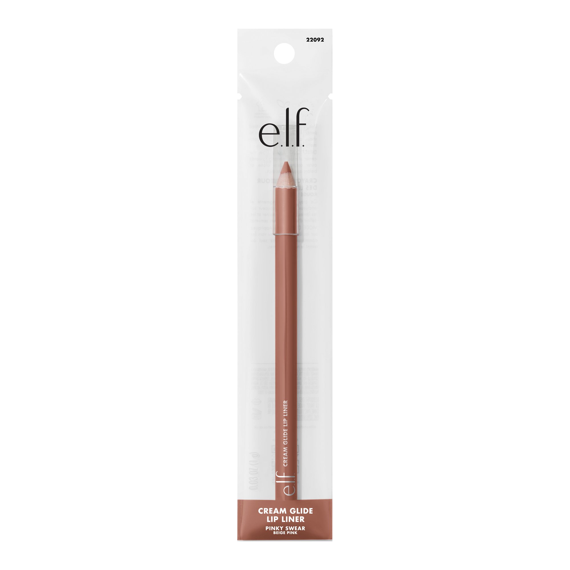 e.l.f. Cream Glide Lip Liner - Pinky Swear - Shop Lip liner at H-E-B