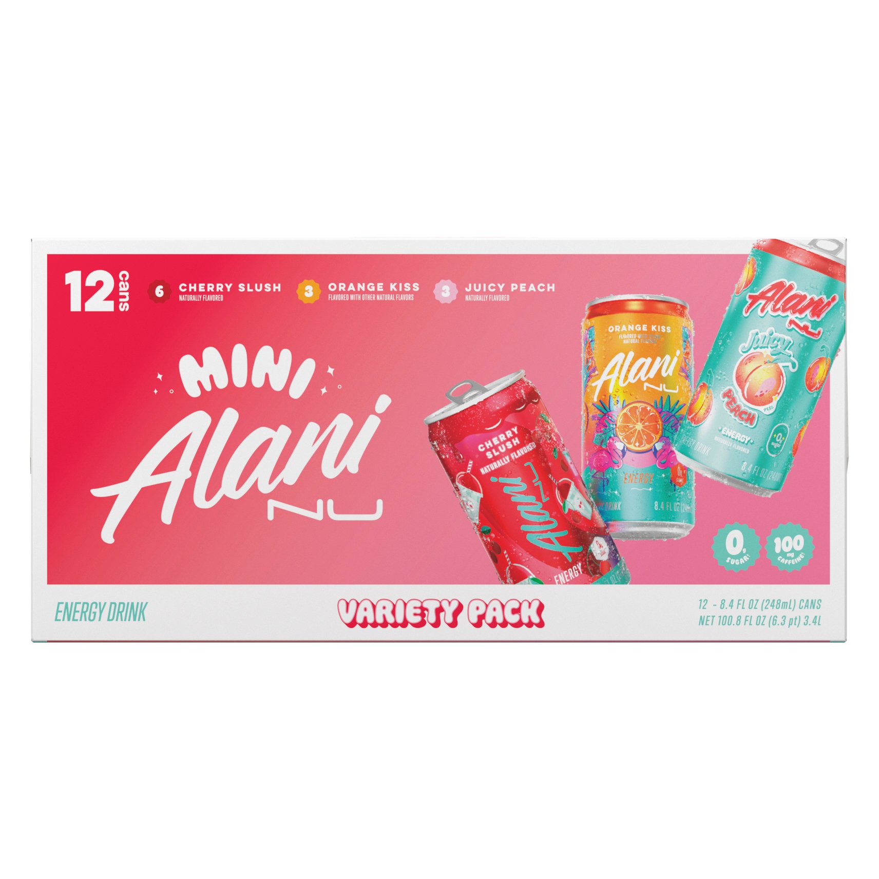 Alani Nu Energy Drinks Variety Pack 12 pk Mini Cans - Shop Diet ...