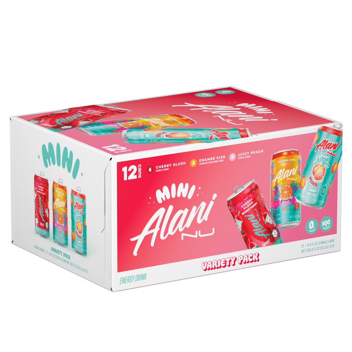 Alani Nu Energy Drinks Variety Pack 12 pk Mini Cans - Shop Diet ...
