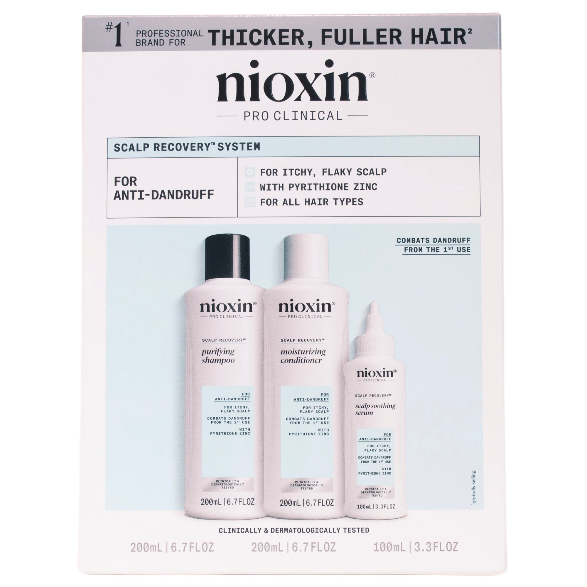 Nioxin Scalp Recovery 3 Step System - Shop Styling products ...