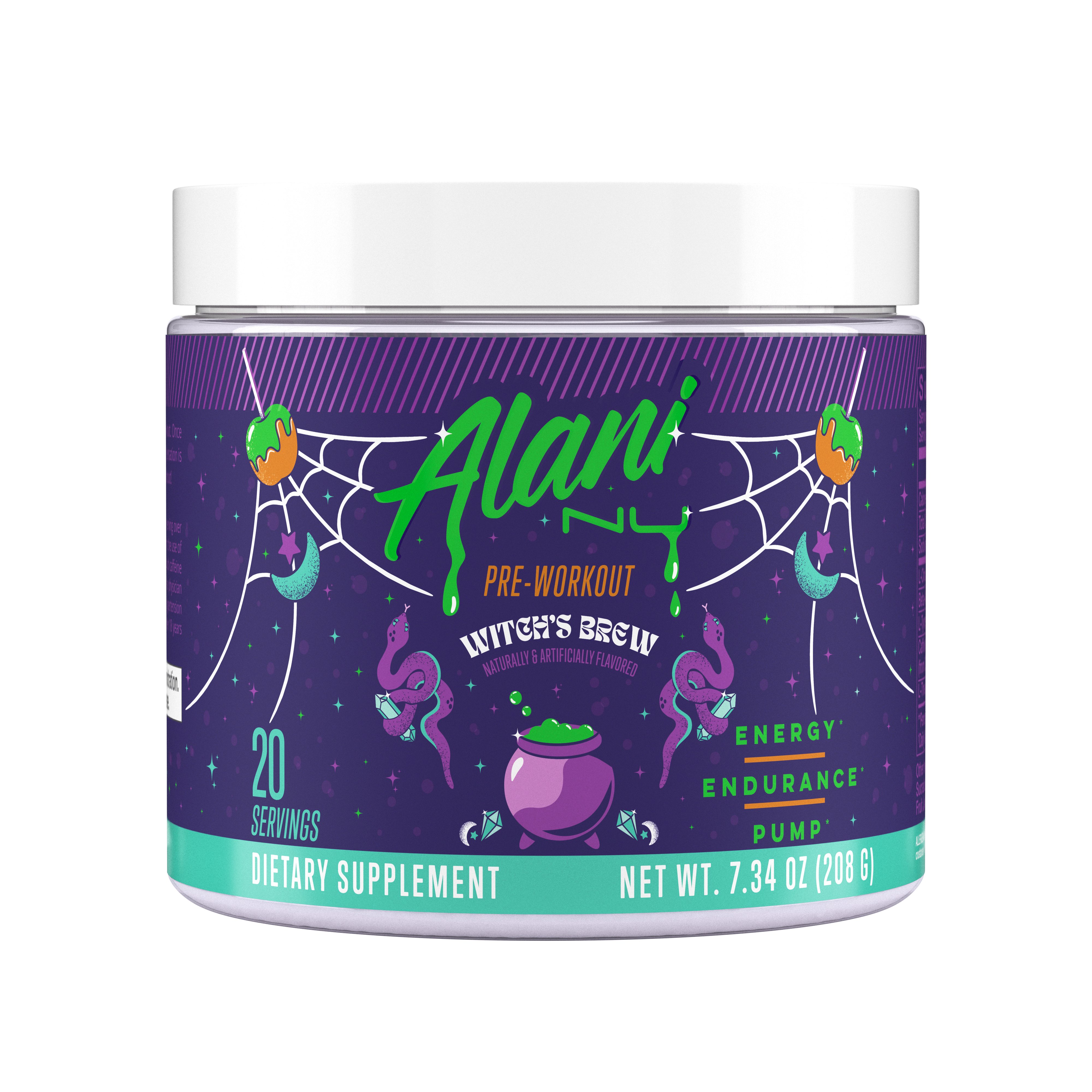 Alani Nu Pre-Workout Supplement - Witch's Brew - Shop Diet & fitness at ...