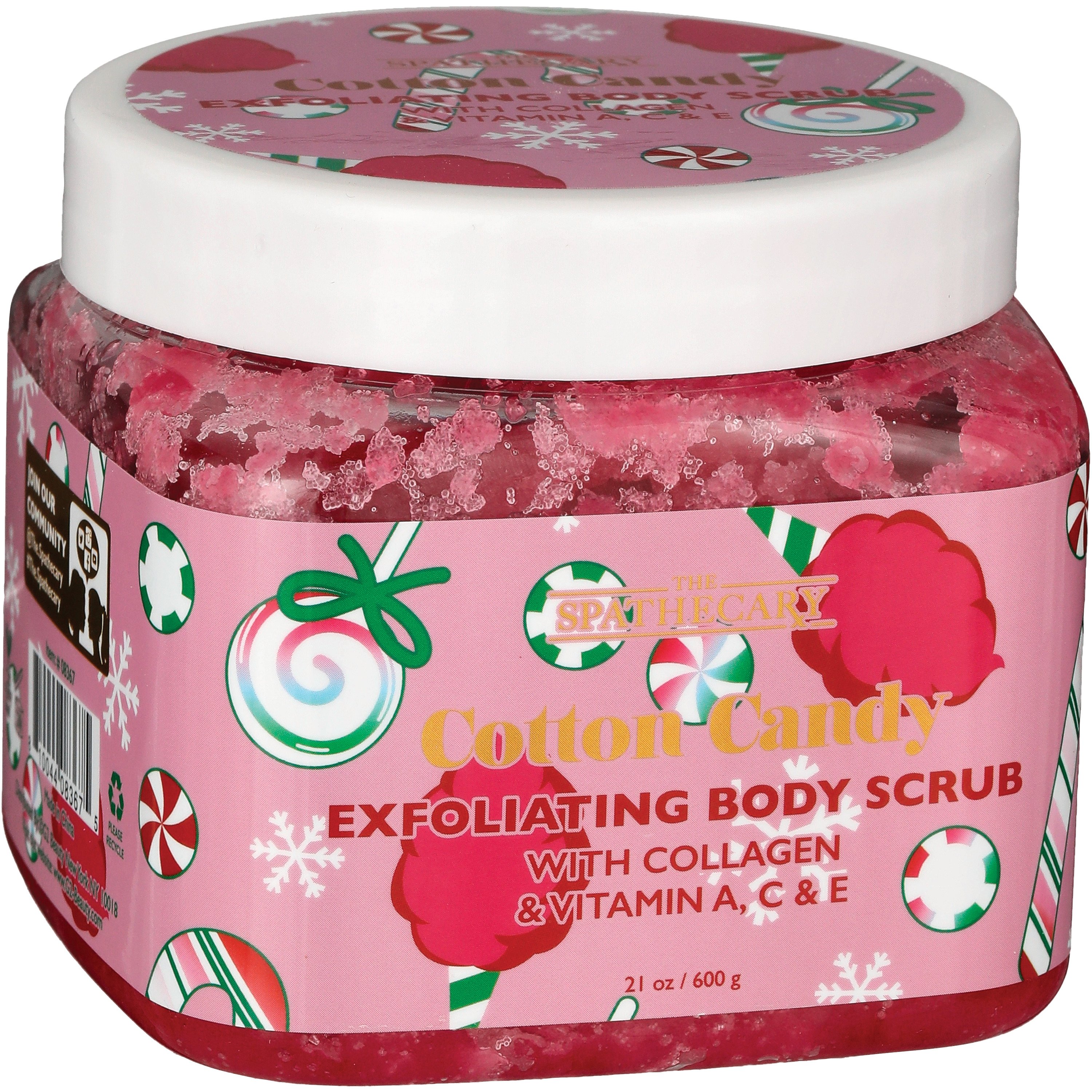 Spathecary Exfoliating Body Scrub - Cotton Candy - Shop Bath & skin ...