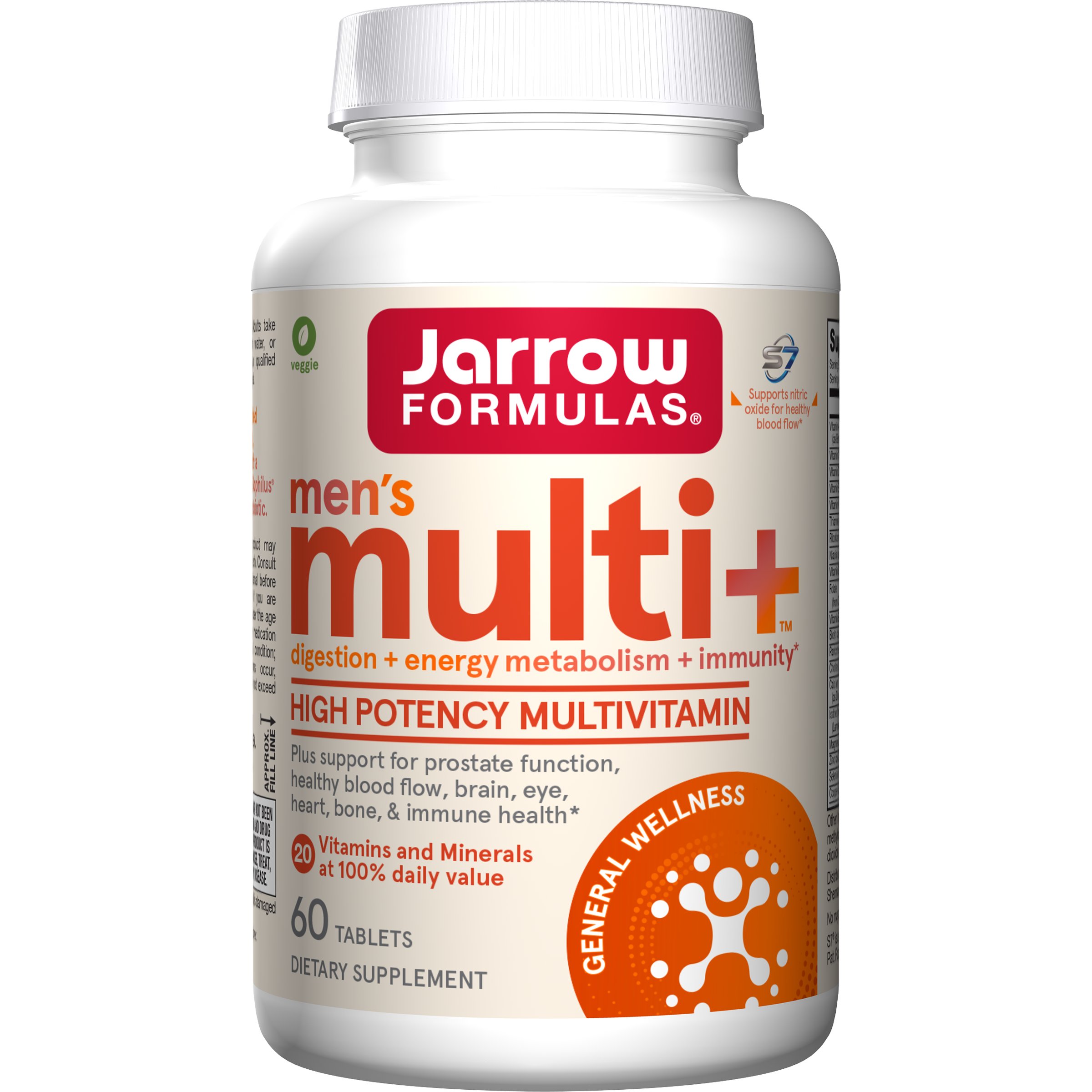 Jarrow Formulas Men's Multi+ High Potency Multivitamin Tablets - Shop ...