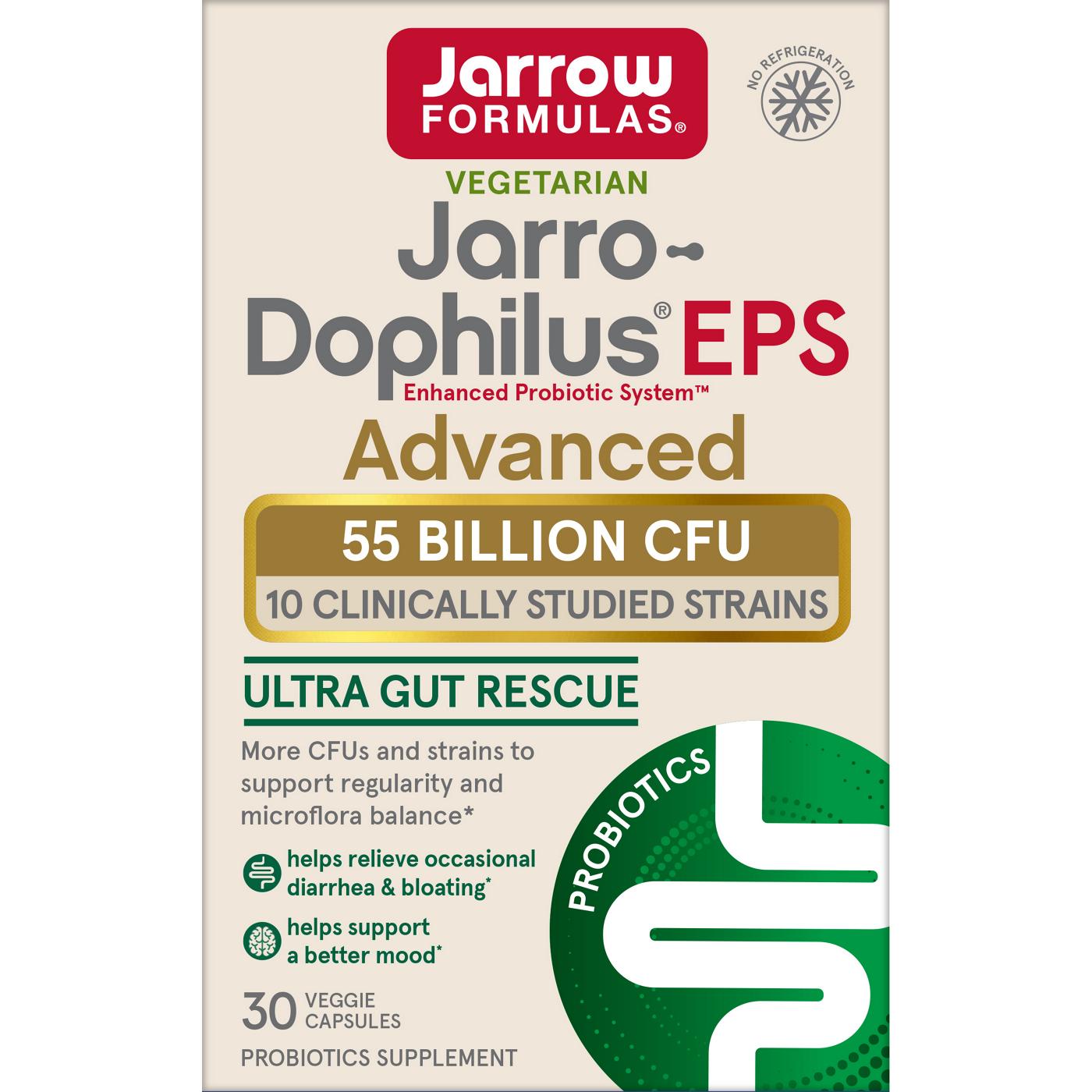 Jarrow Formulas Jarro-Dophilus EPS Advanced Probiotic Capsules - Shop ...