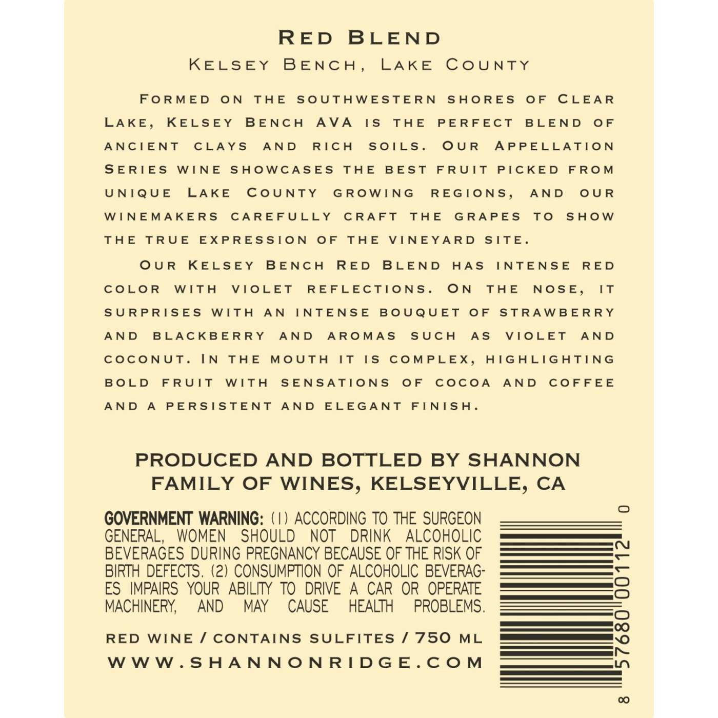 Shannon Ridge Home Ranch Red Blend - Shop Wine at H-E-B