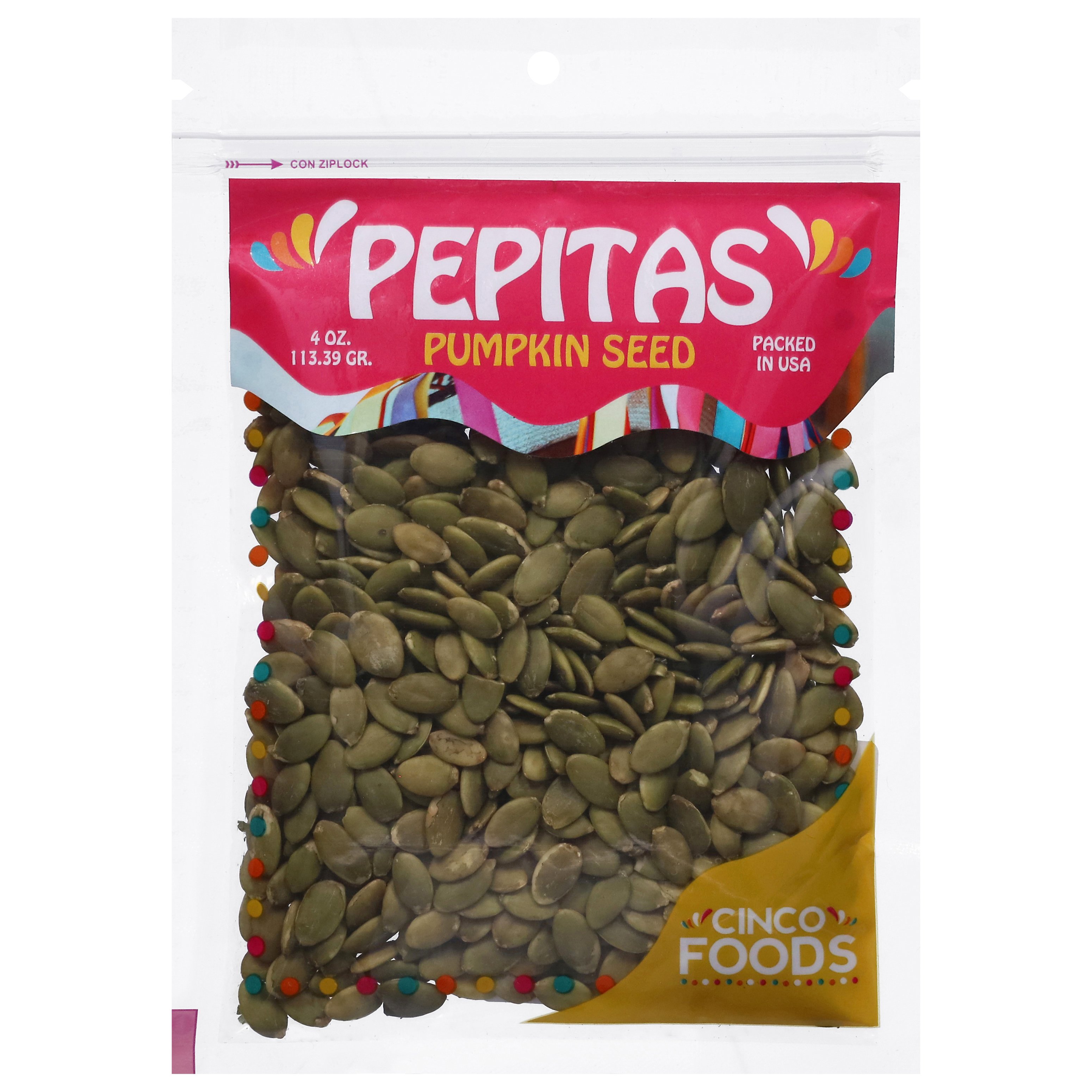 Cinco Foods Pepitas Pumpkin Seed - Shop Herbs & spices at H-E-B