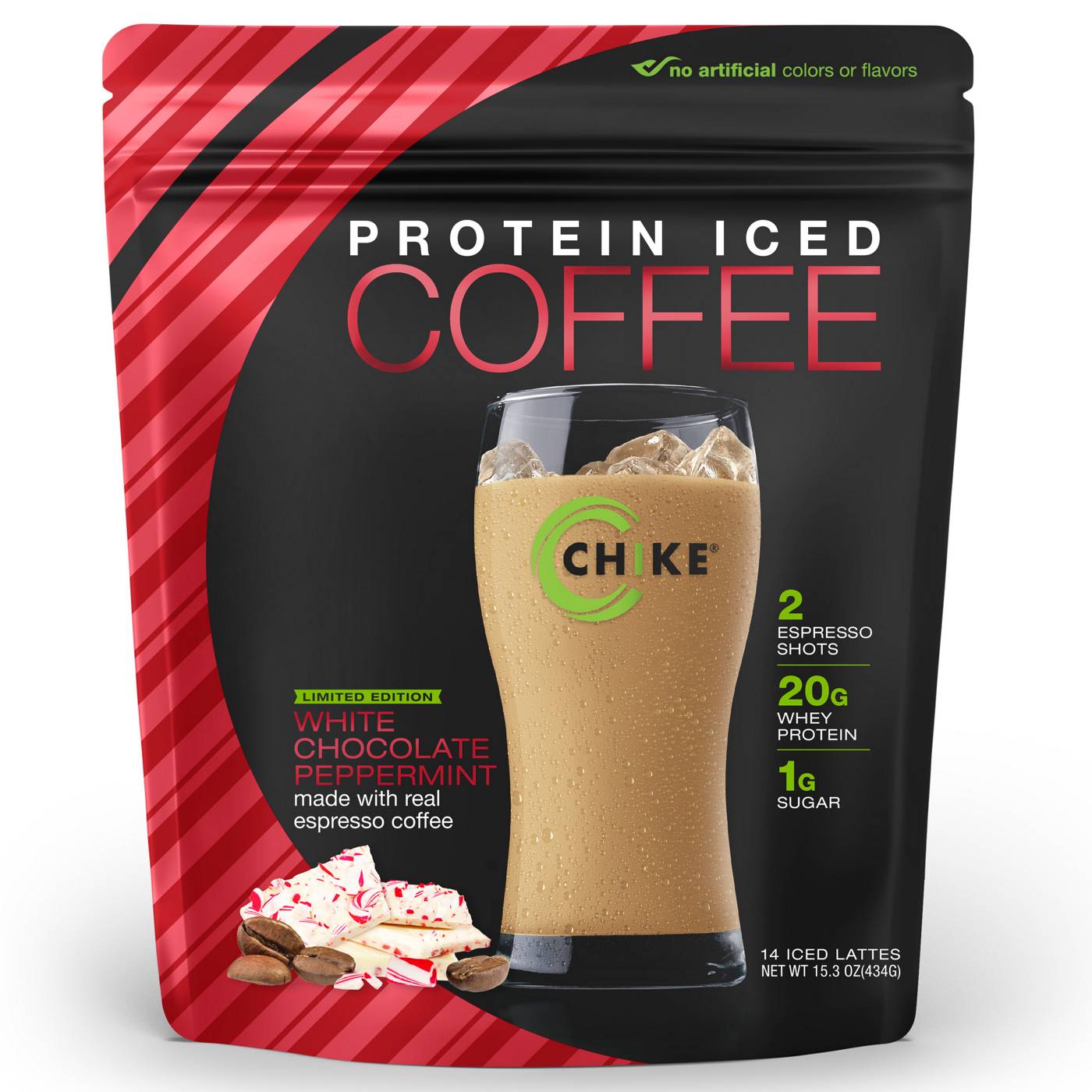 Chike 20g Whey Protein Iced Coffee - White Chocolate Peppermint - Shop Coffee at H-E-B