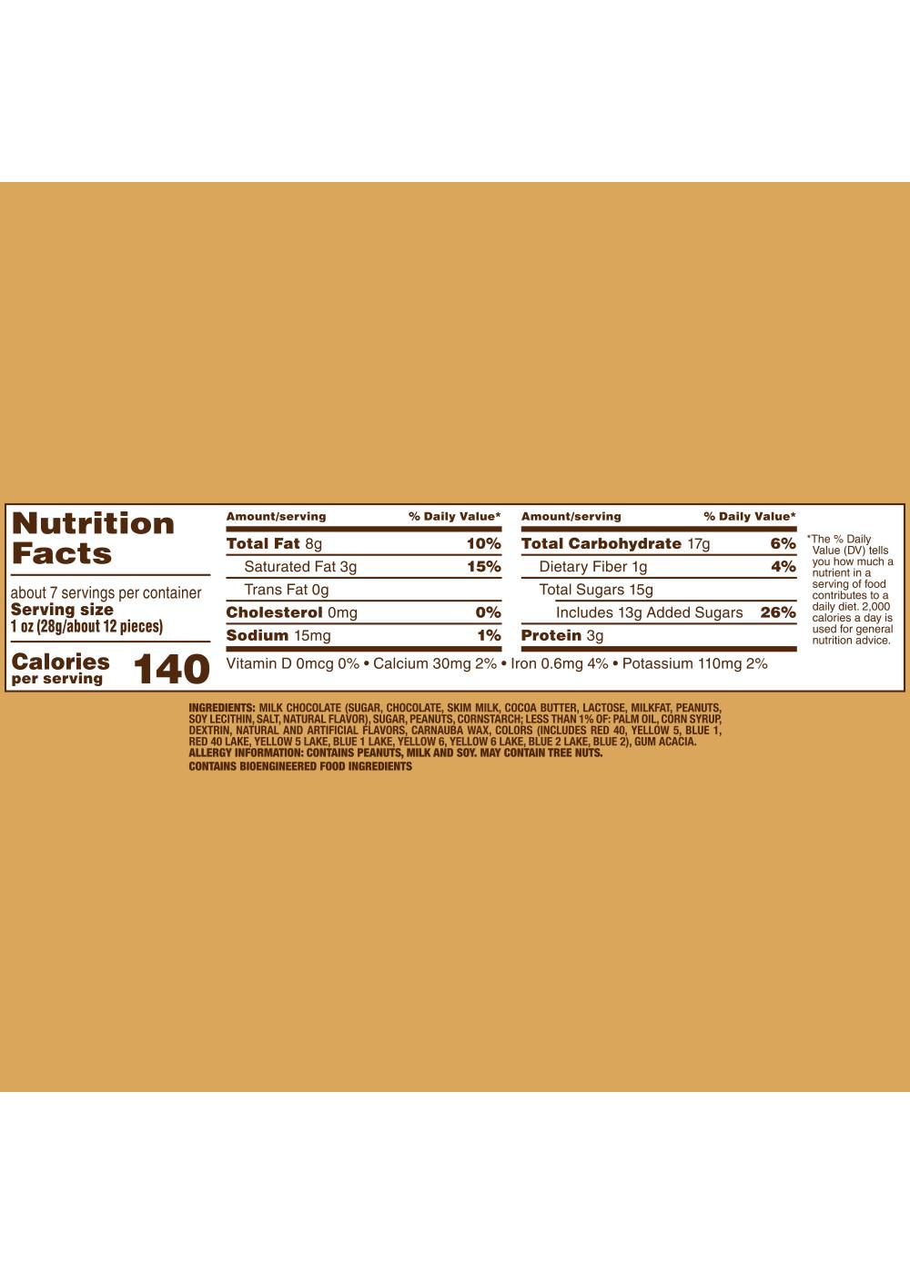 M&M'S Toasty Holiday Peanut Chocolate Christmas Candy - Shop Candy at H-E-B