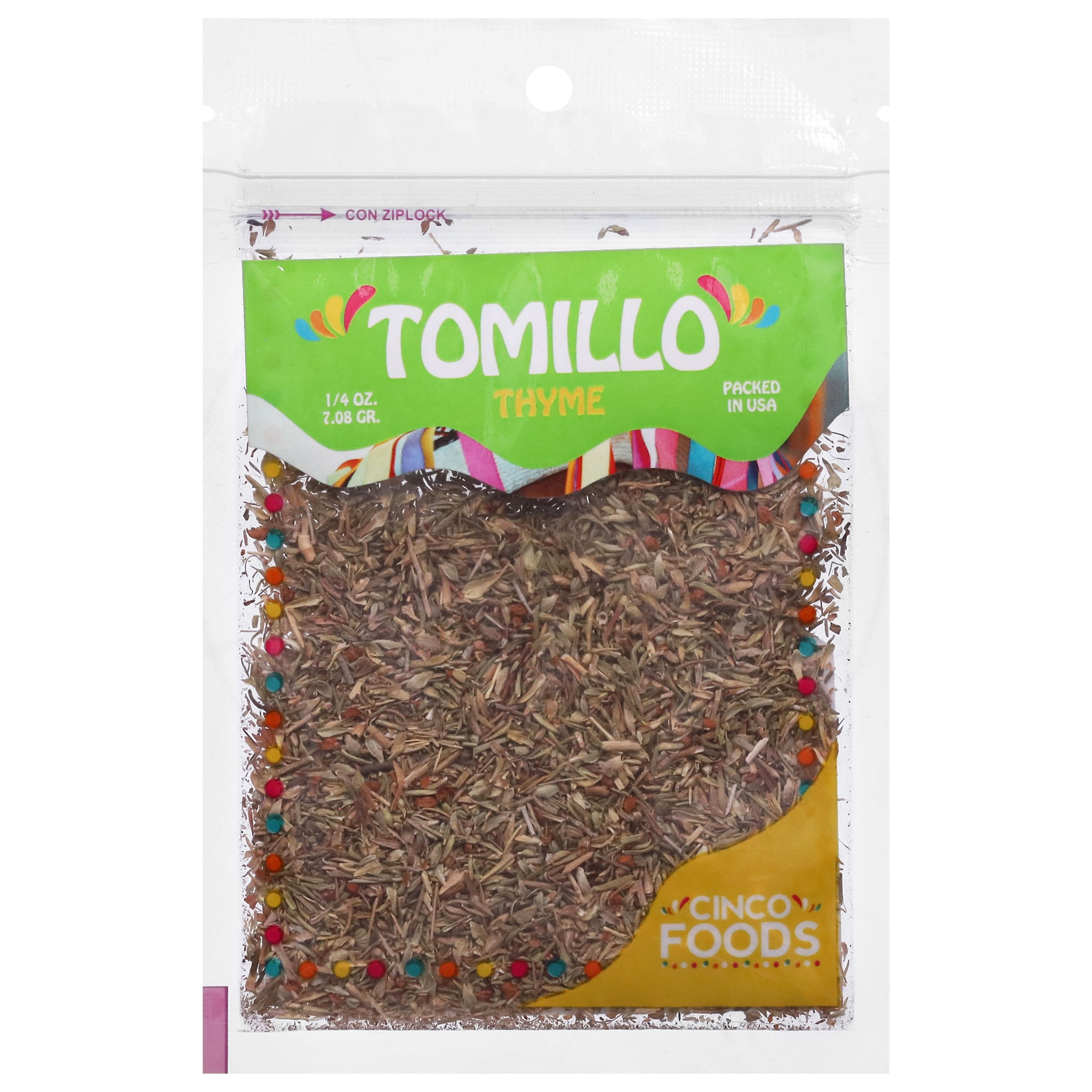 Cinco Foods Tomillo Thyme Spice - Shop Herbs & spices at H-E-B