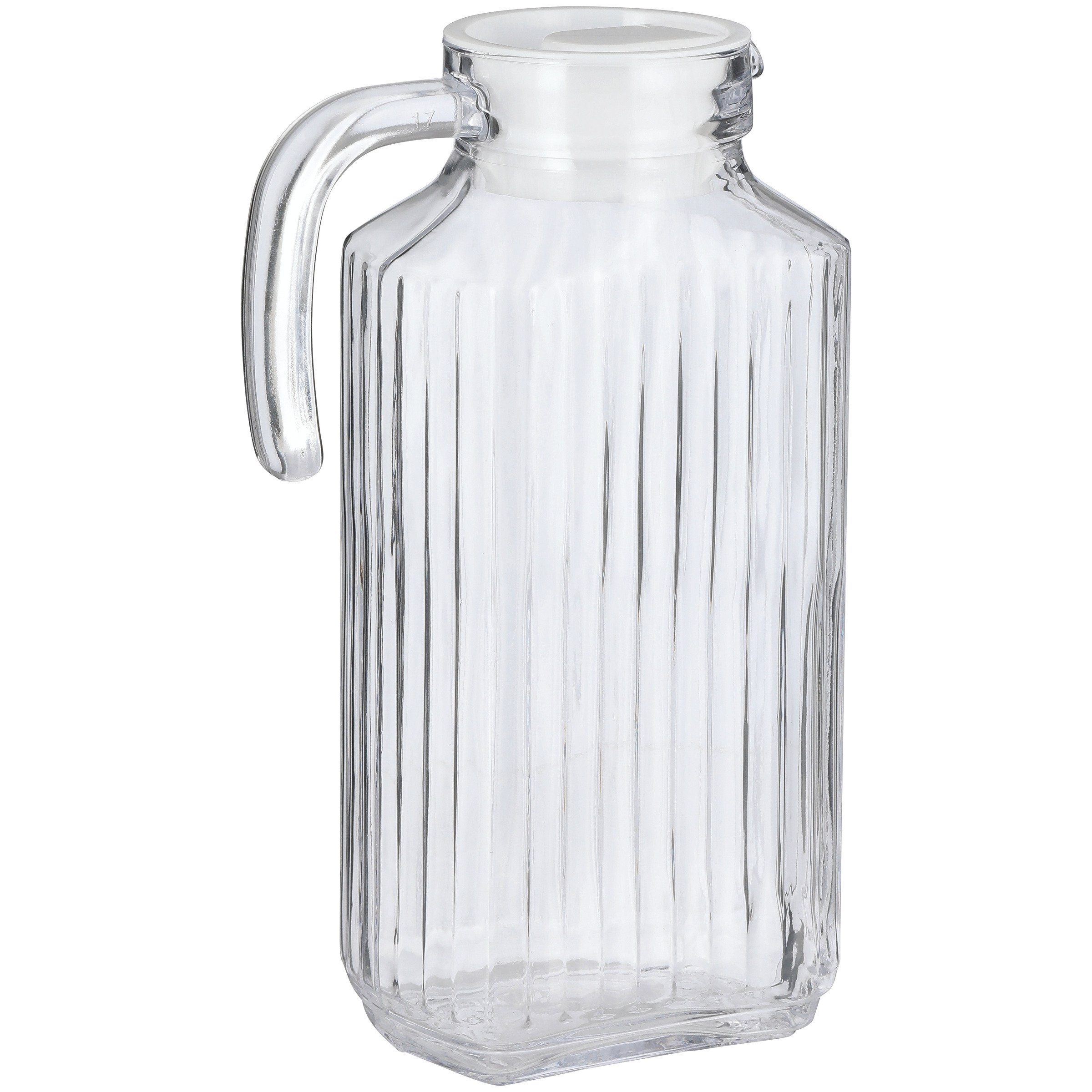 our goods Bistro Pitcher With Lid - Shop Pitchers & dispensers at H-E-B
