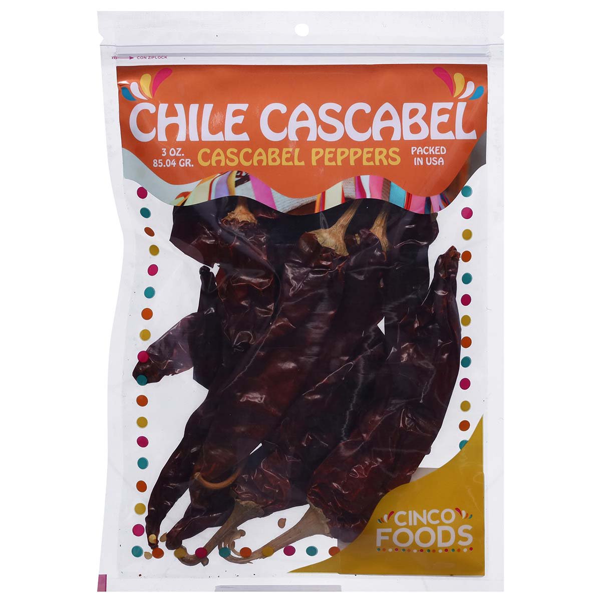 Cinco Foods Chile Cascabel Peppers - Shop Herbs & spices at H-E-B