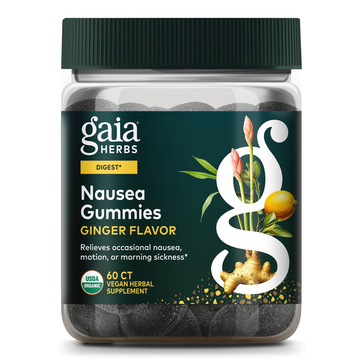 Gaia Herbs Nausea Ginger Gummy - Shop Herbs & Homeopathy at H-E-B