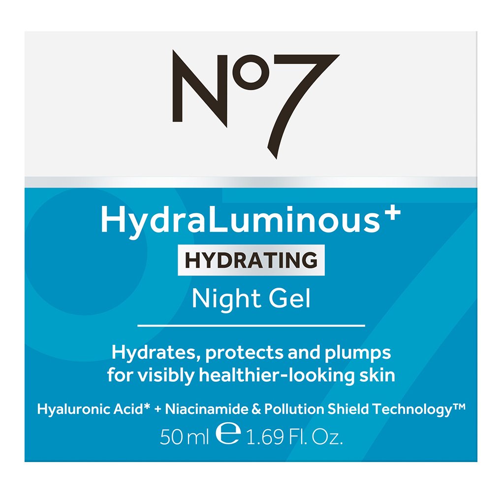No7 HydraLuminous +Hydrating Night Gel Cream - Shop Facial moisturizer ...