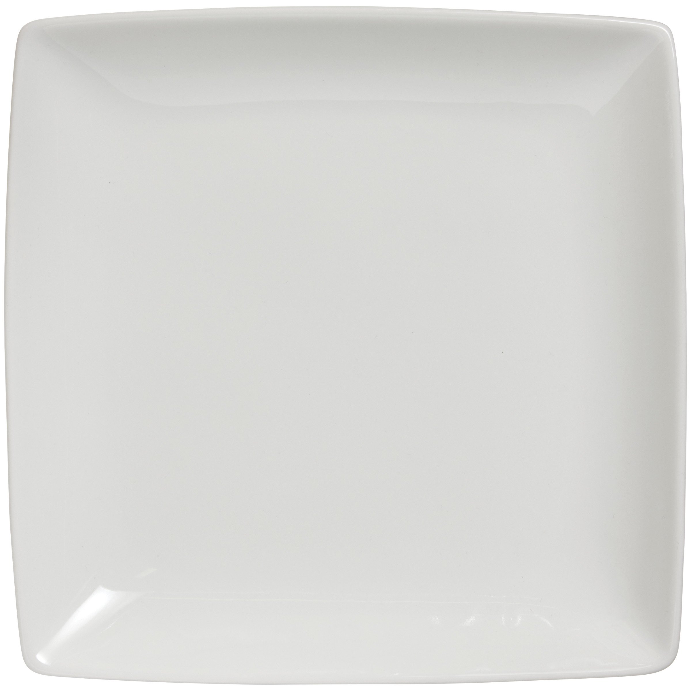 our goods Square Porcelain Salad Plate - White - Shop Plates at H-E-B