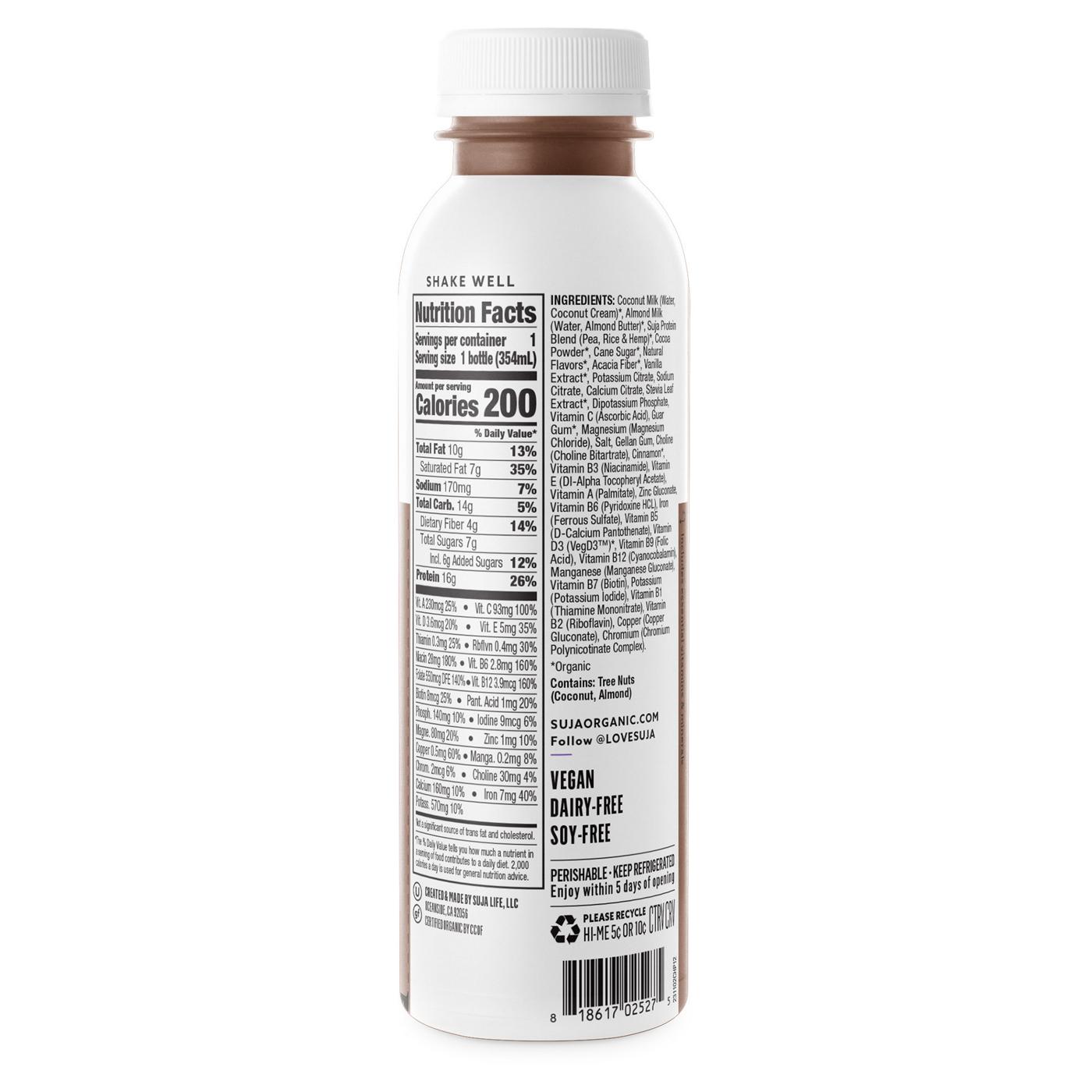 Suja Organic Plant-Based Protein Drink - Chocolate - Shop Shakes ...