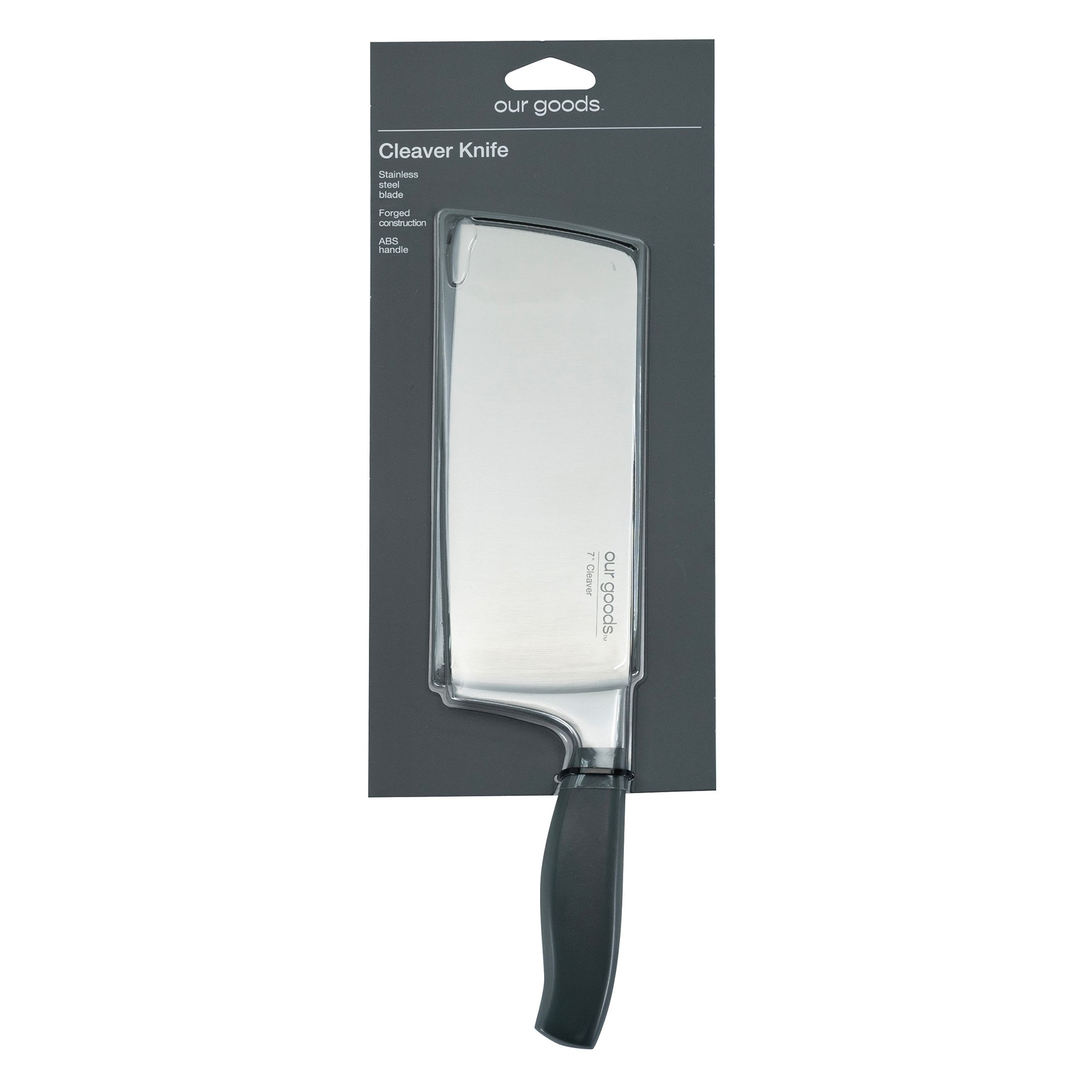 our goods Cleaver Knife With Sheath - Shop Knives at H-E-B