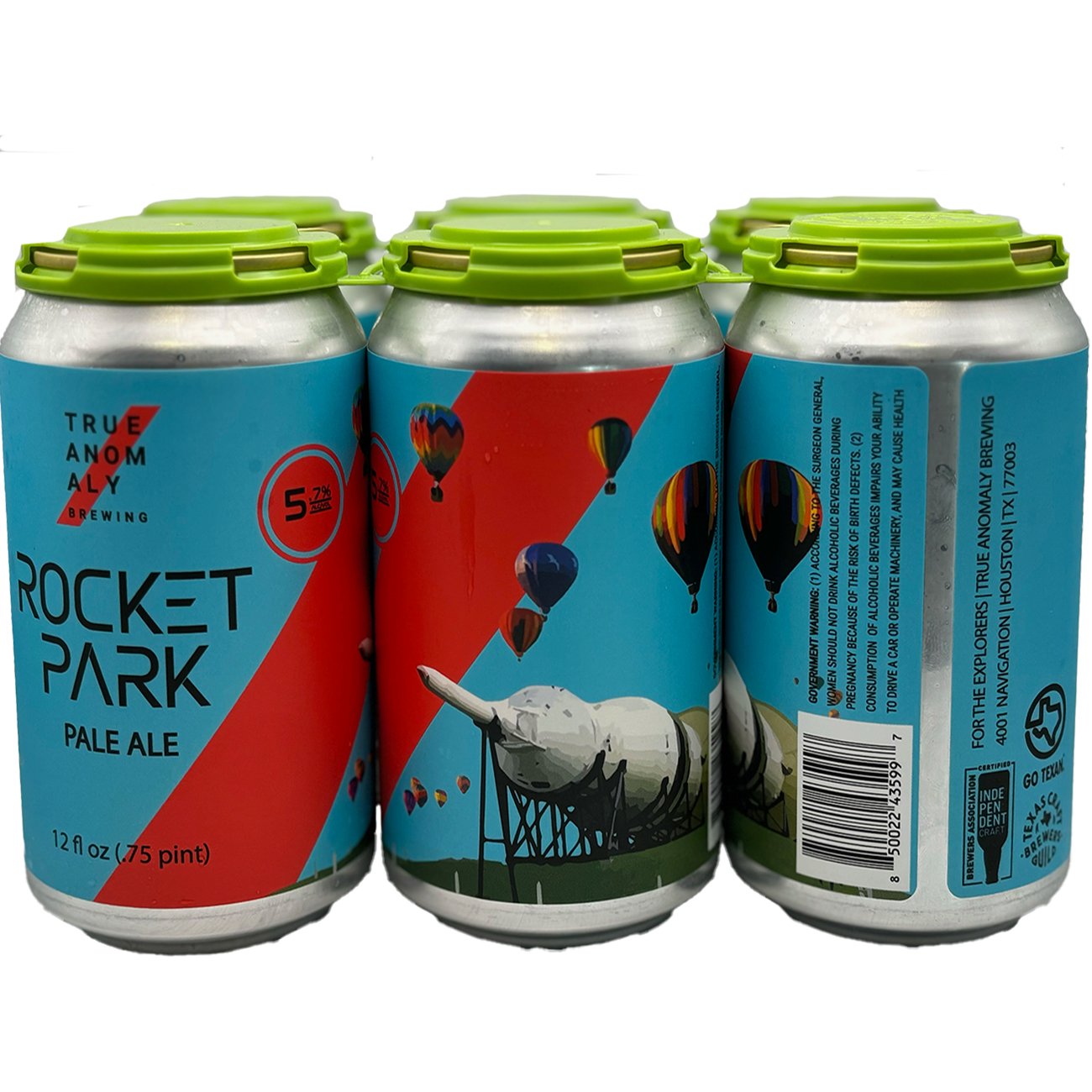 True Anomaly Brewing Rocket Park Pale Ale Craft Beer 6 pk Cans - Shop ...