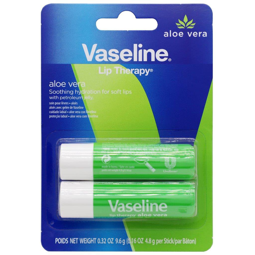 Vaseline Lip Therapy Lip Balm - Aloe Vera - Shop Lip balm & treatments at H-E-B