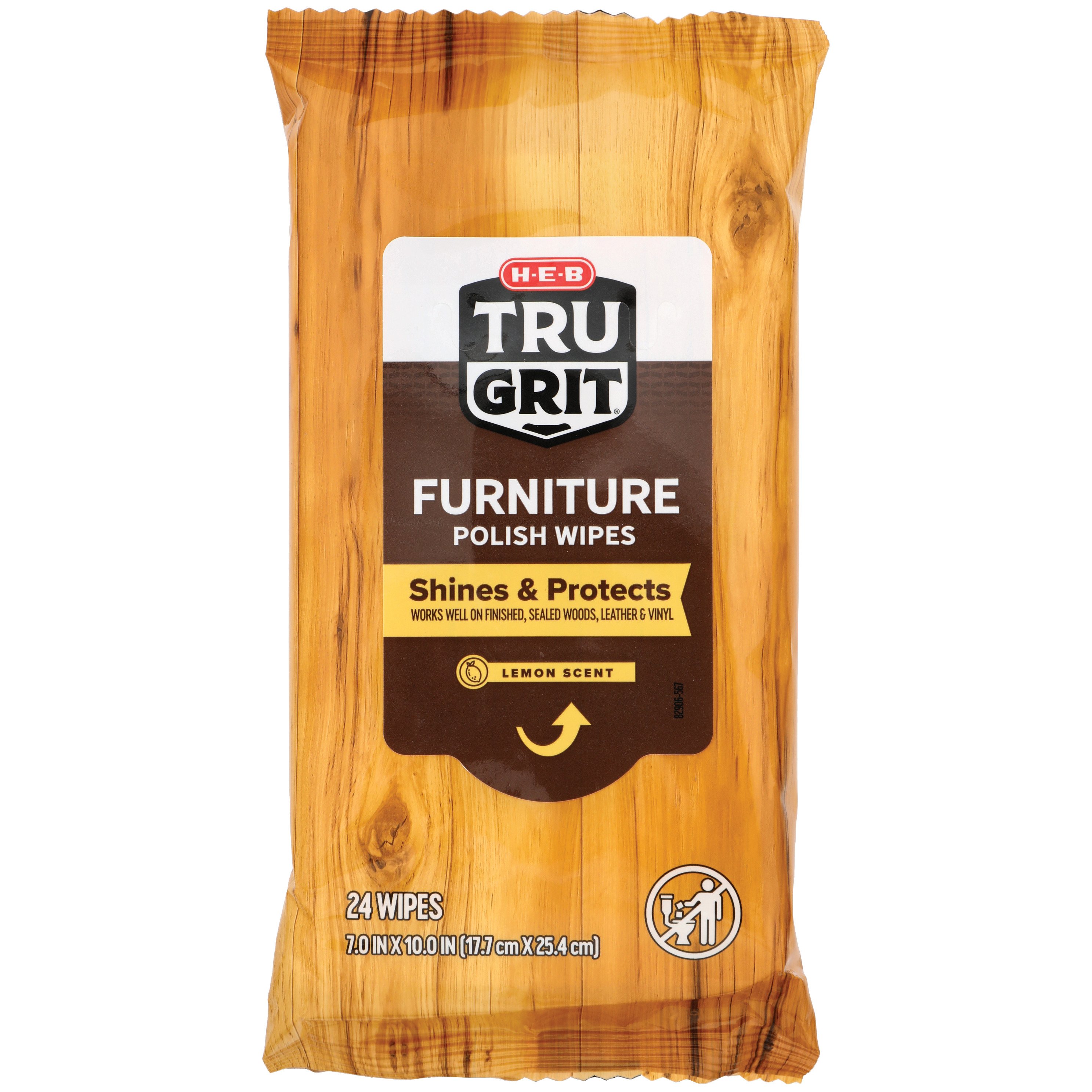 H-E-B Tru Grit Furniture Polish Wipes - Shop All purpose cleaners at H-E-B