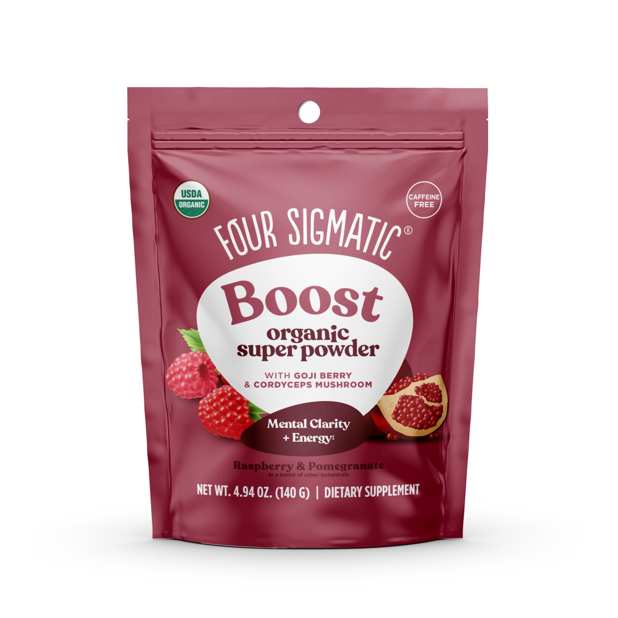 Four Sigmatic Boost Raspberry & Pomegranate - Shop Diet & fitness at H-E-B