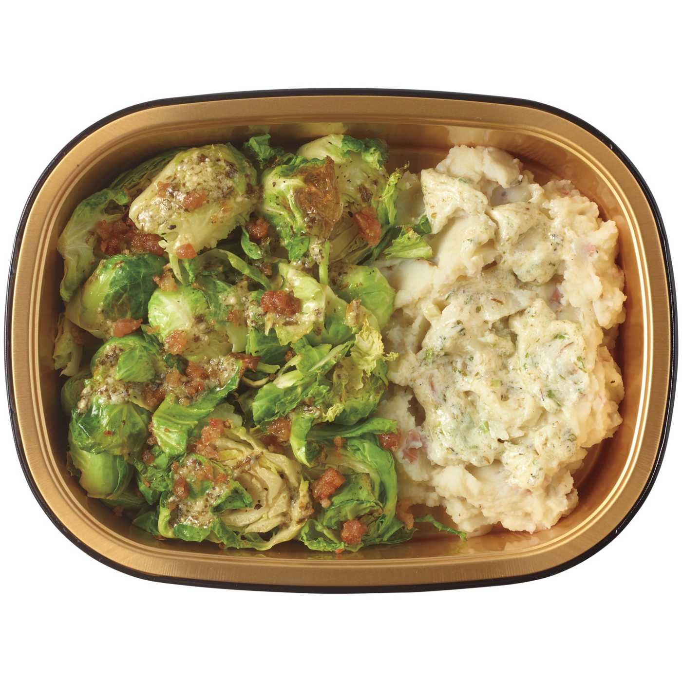 Meal Simple by H-E-B Mashed Potatoes & Bacon-Topped Brussels Sprouts ...