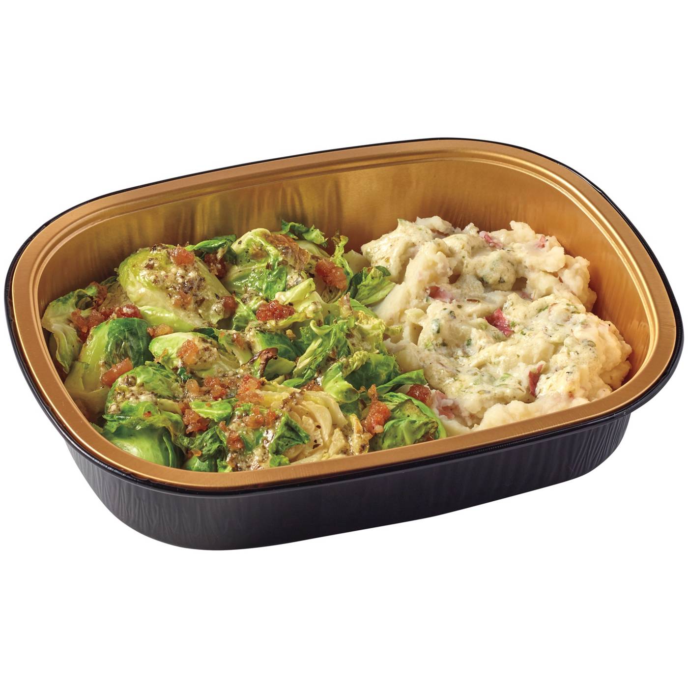 Meal Simple by H-E-B Mashed Potatoes & Bacon-Topped Brussels Sprouts ...