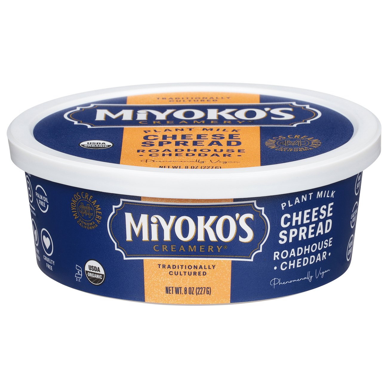 Miyoko's Creamery Organic Cheese Spread - Roadhouse Cheddar - Shop Dip ...