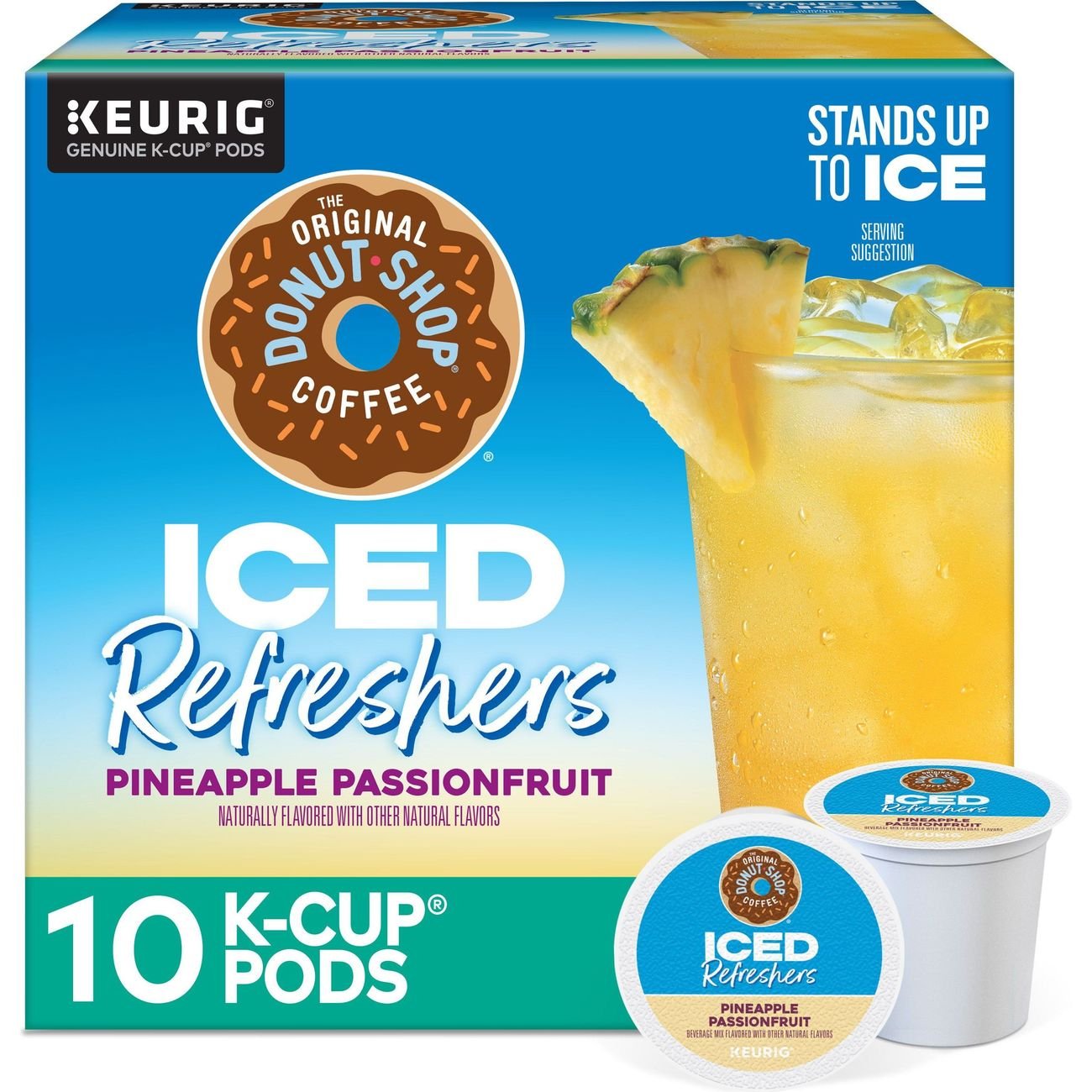 The Original Donut Shop Iced Refreshers Pineapple Passionfruit Single ...