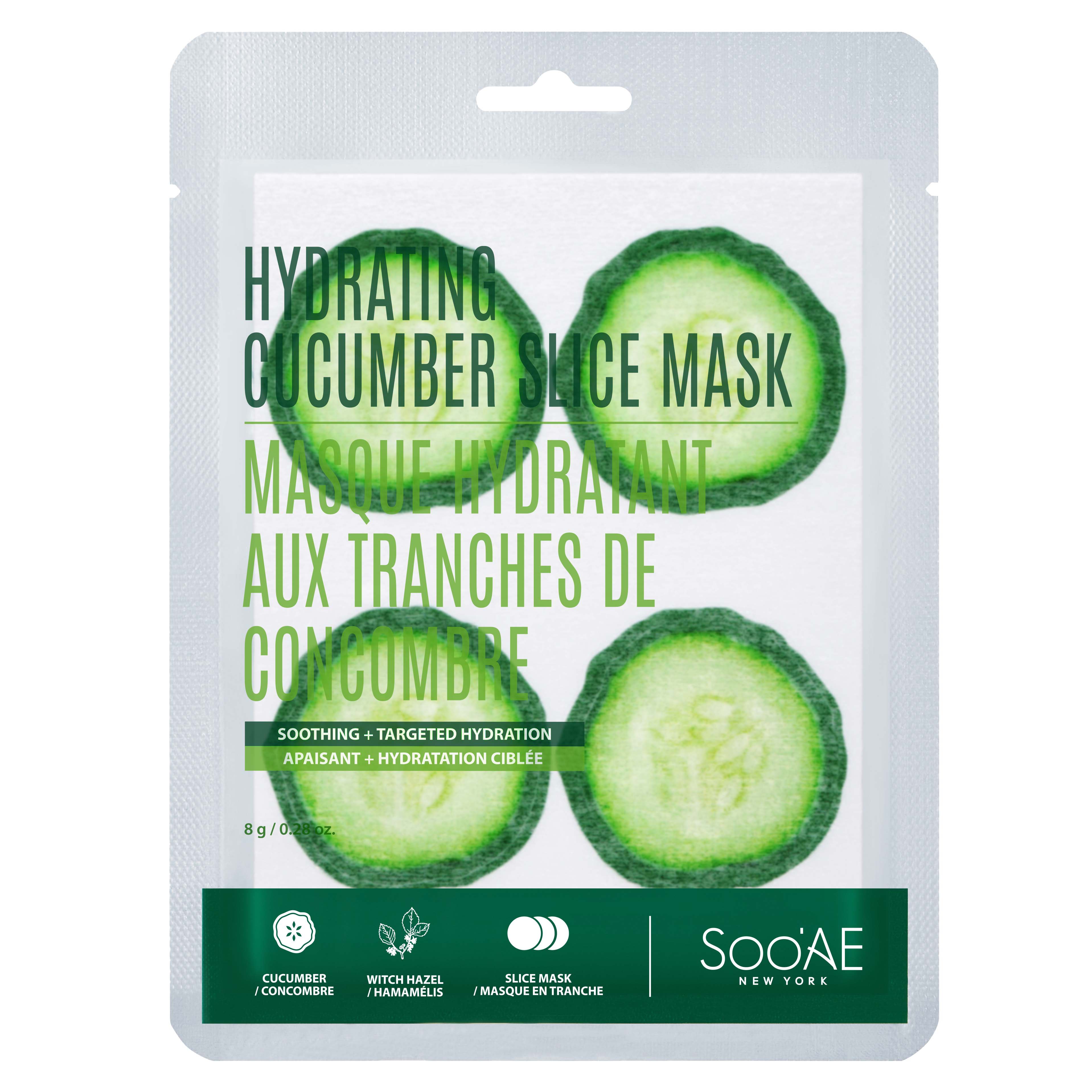 Soo'AE Hydrating Cucumber Slice Mask - Shop Facial masks & treatments ...