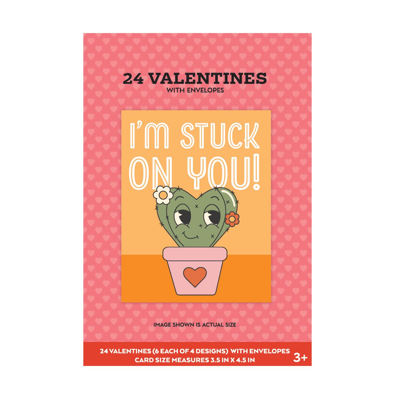 Destination Holiday I'm Stuck On You Valentines Exchange Card Kit ...