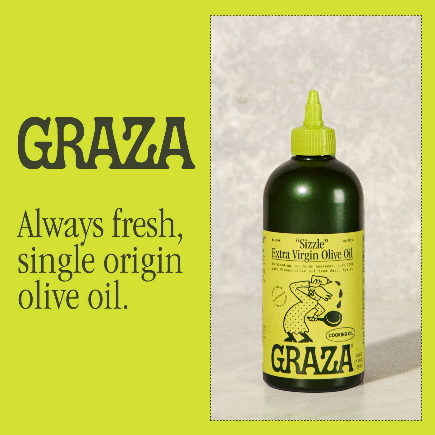 Graza Sizzle Extra Virgin Olive Cooking Oil - Shop Oils at H-E-B