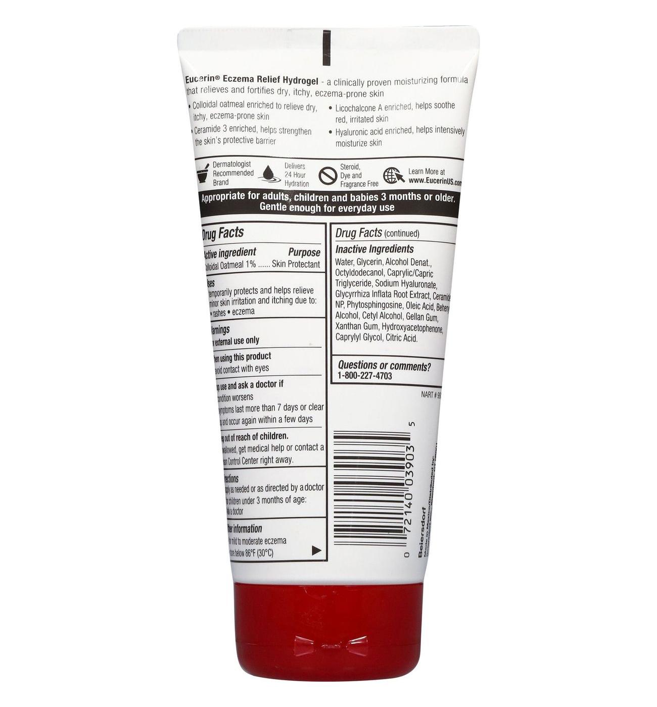 Eucerin Eczema Relief Hydrogel Body Cream - Shop Body lotion at H-E-B