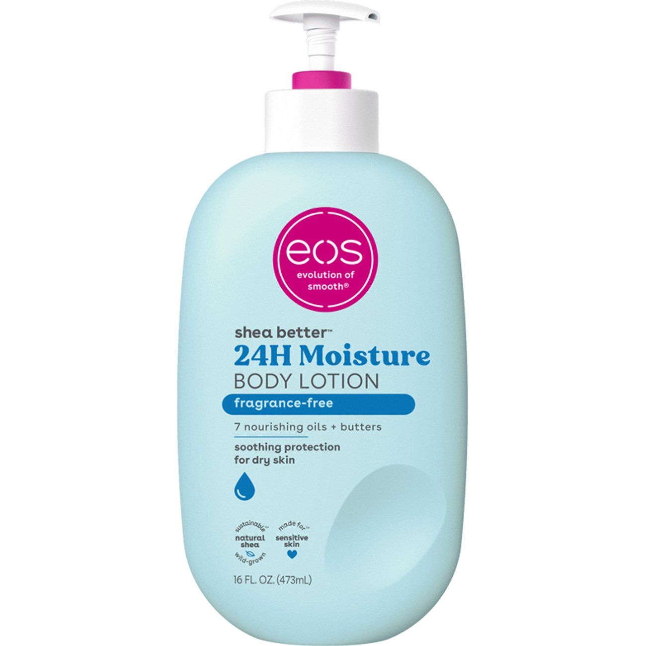 eos Shea Better 24H Moisture Body Lotion - Fragrance Free - Shop Body ...