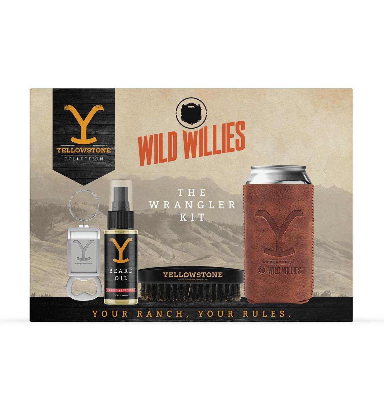 Wild Willies Yellowstone Wrangler Beard Grooming Gift Set - Shop Beard care at H-E-B